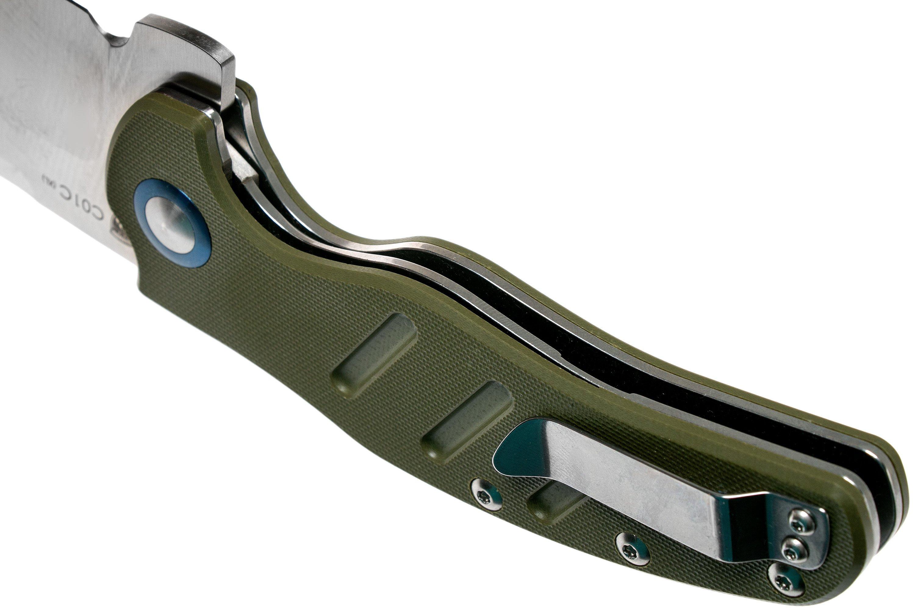 Kizer C01C Sheepdog XL OD Green V5488C2 pocket knife | Advantageously ...