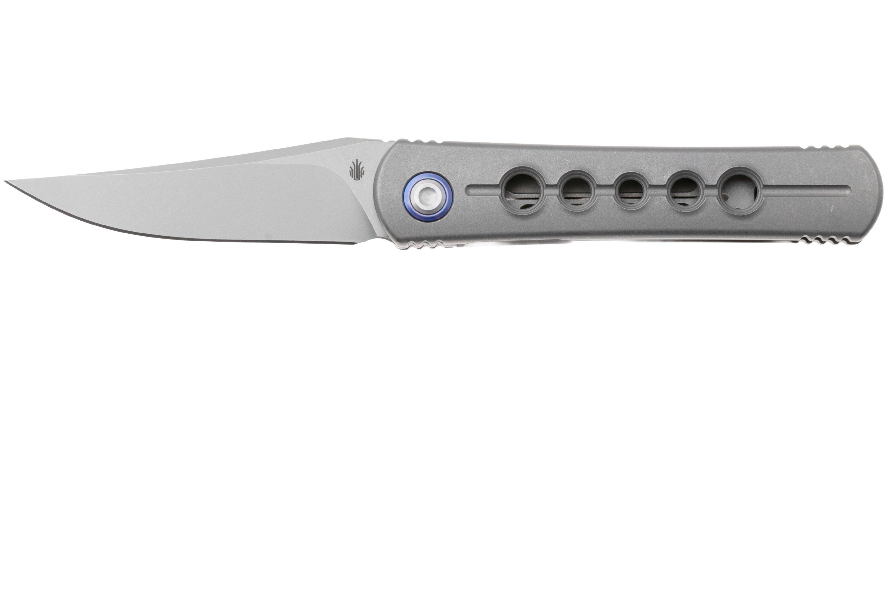 Kizer Feist 2 X Series ZX-3499-2A2 Stonewashed M390, Titanium, pocket ...