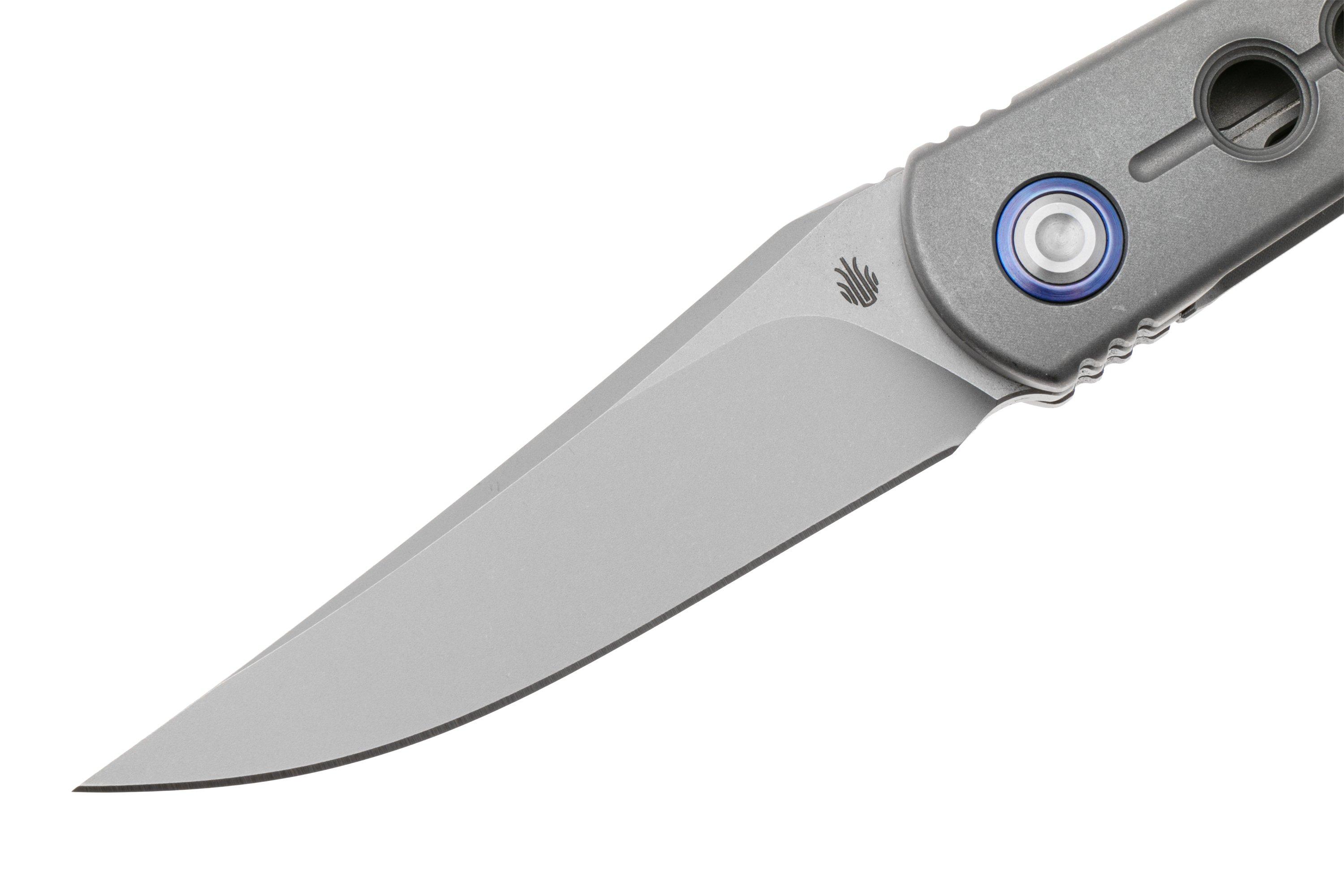 Kizer Feist 2 X Series ZX-3499-2A2 Stonewashed M390, Titanium, pocket ...