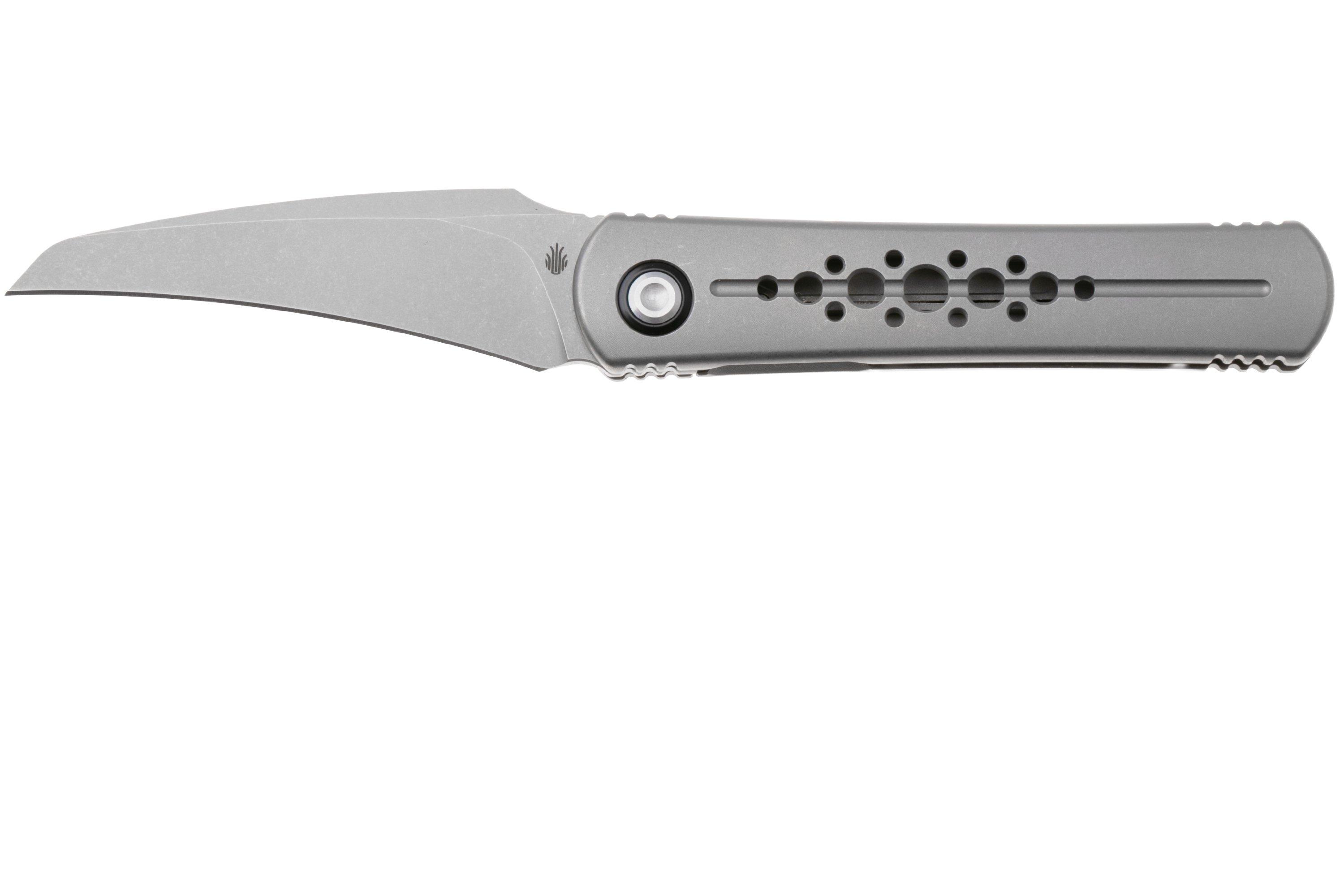 Kizer Feist 2 X Series ZX-3499-2A3 Stonewashed M390, Titanium, navalha ...