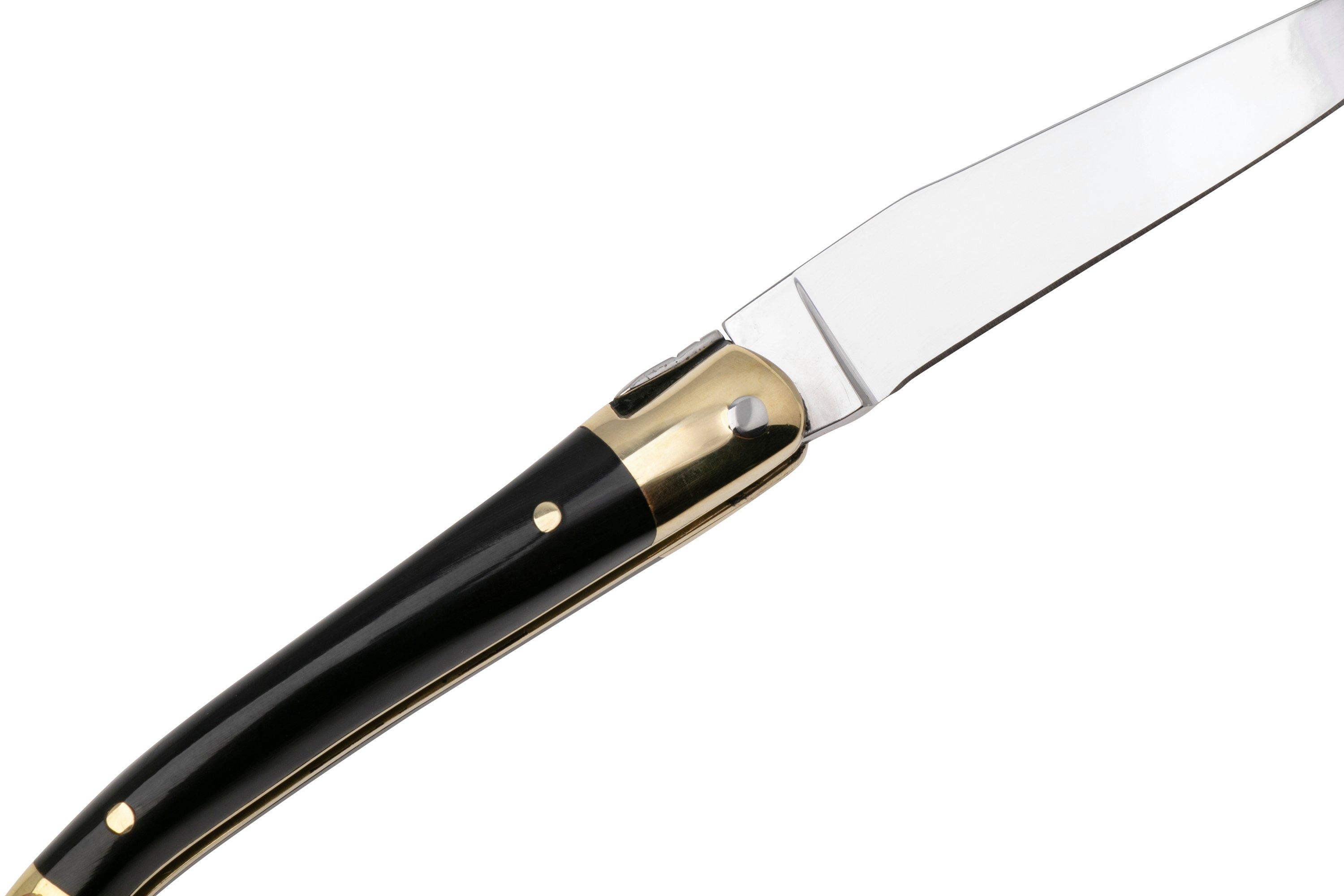 Forge de Laguiole coltello da tasca portachiavi, corno nero | Fare ...