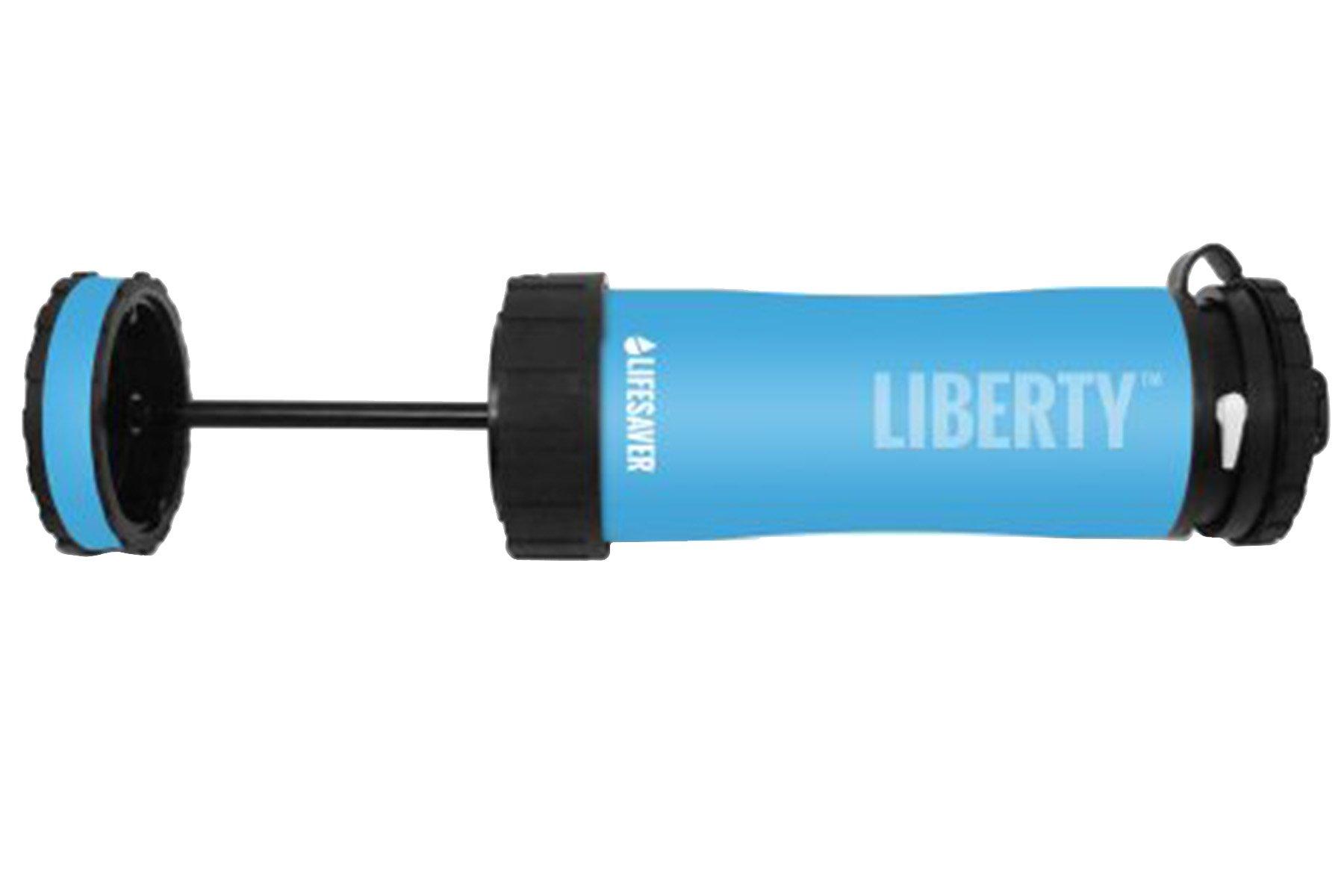 LifeSaver Liberty™ water bottle with a filter, blue | Advantageously ...