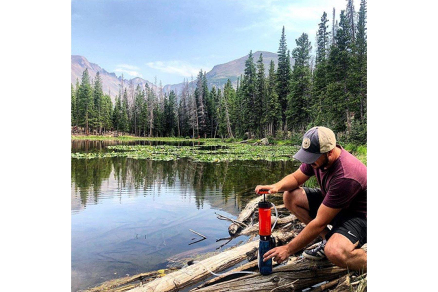 LifeSaver Liberty™ water bottle with a filter, orange | Advantageously ...
