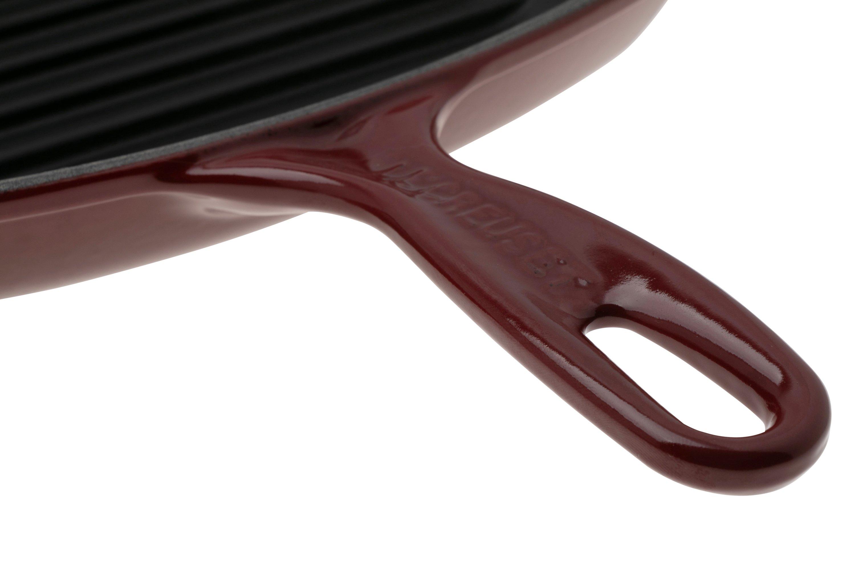 Le Creuset Signature 20183269490422 Garnet, square grill pan/skillet ...