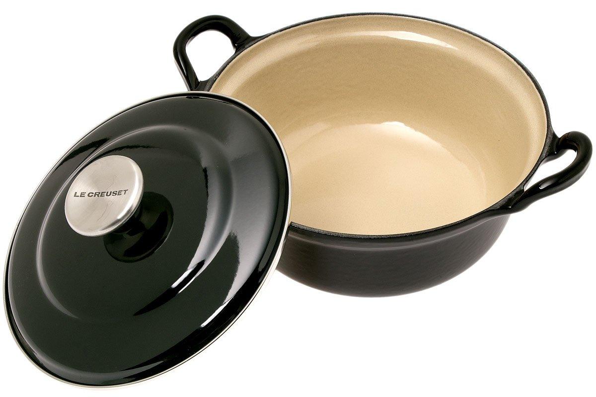 Le Creuset faitout / casserole 20 cm, 1.3L black | Advantageously ...