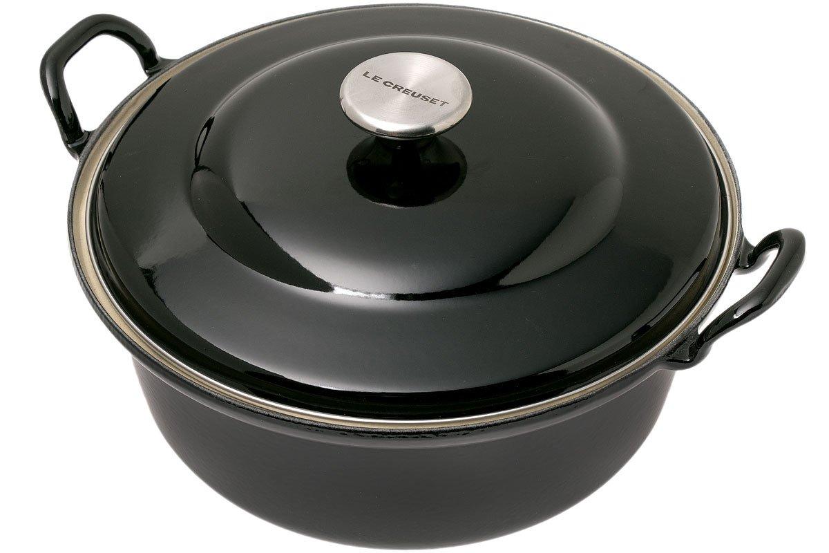 Le Creuset faitout / casserole 28 cm, 4.9 L black | Advantageously ...