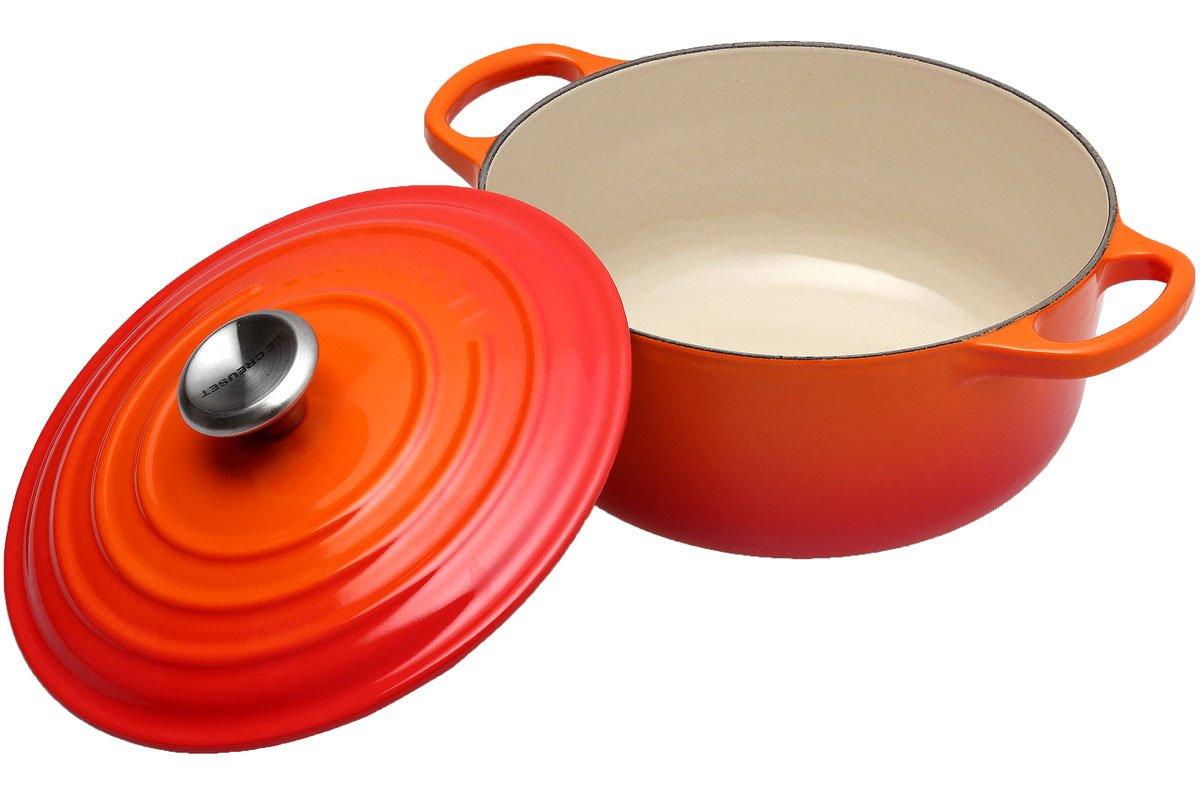 Le Creuset braadpan - cocotte 20cm, 2,4L oranje | Voordelig kopen bij ...