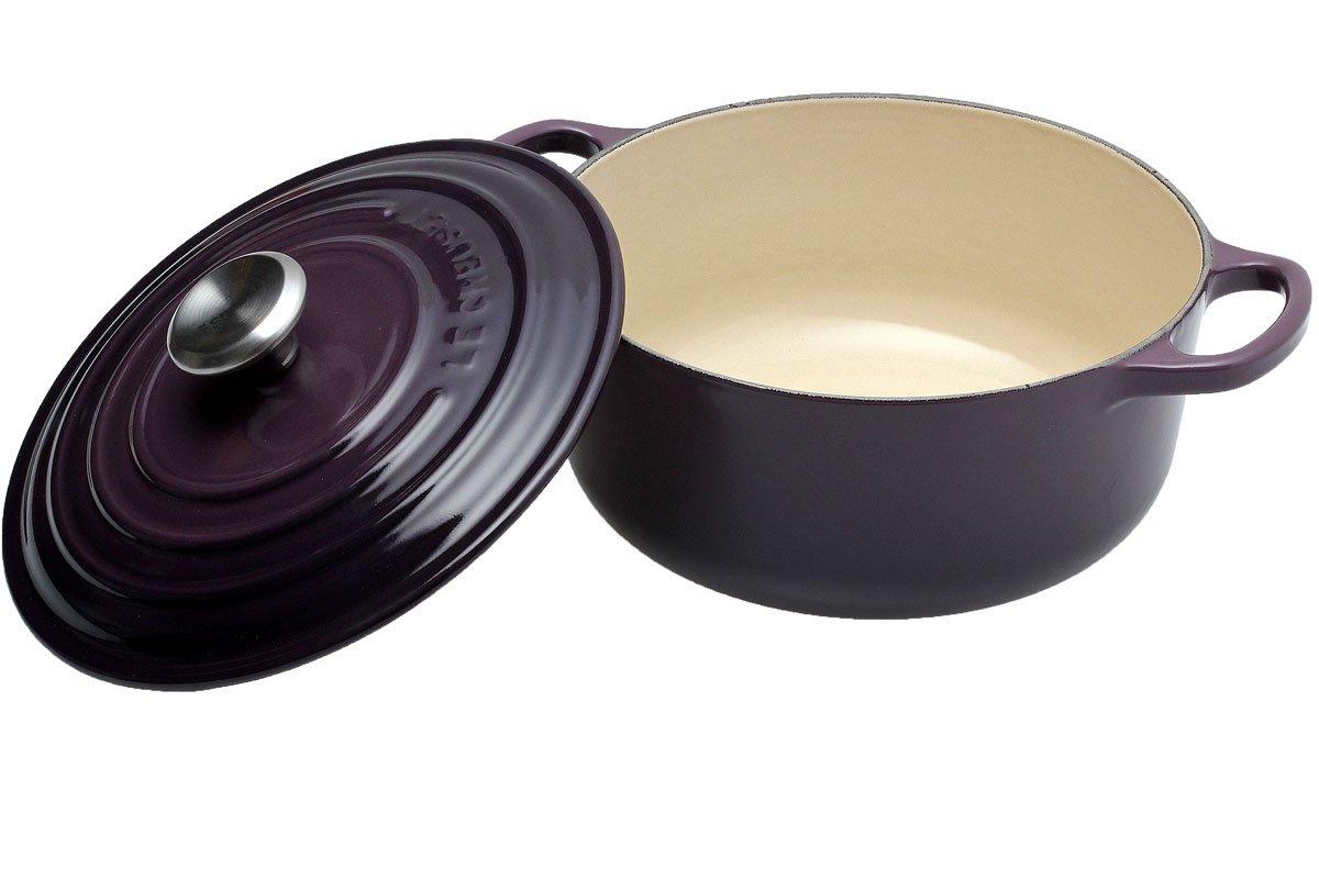 Le Creuset casserole-cocotte 20cm, 2,4 l purple | Advantageously ...