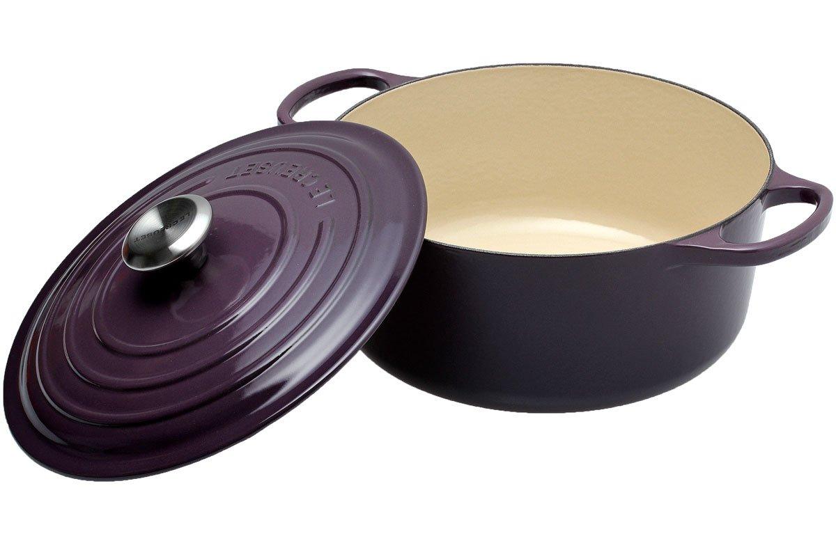 Le Creuset casserole-cocotte 26cm, 5,3 l purple | Advantageously ...