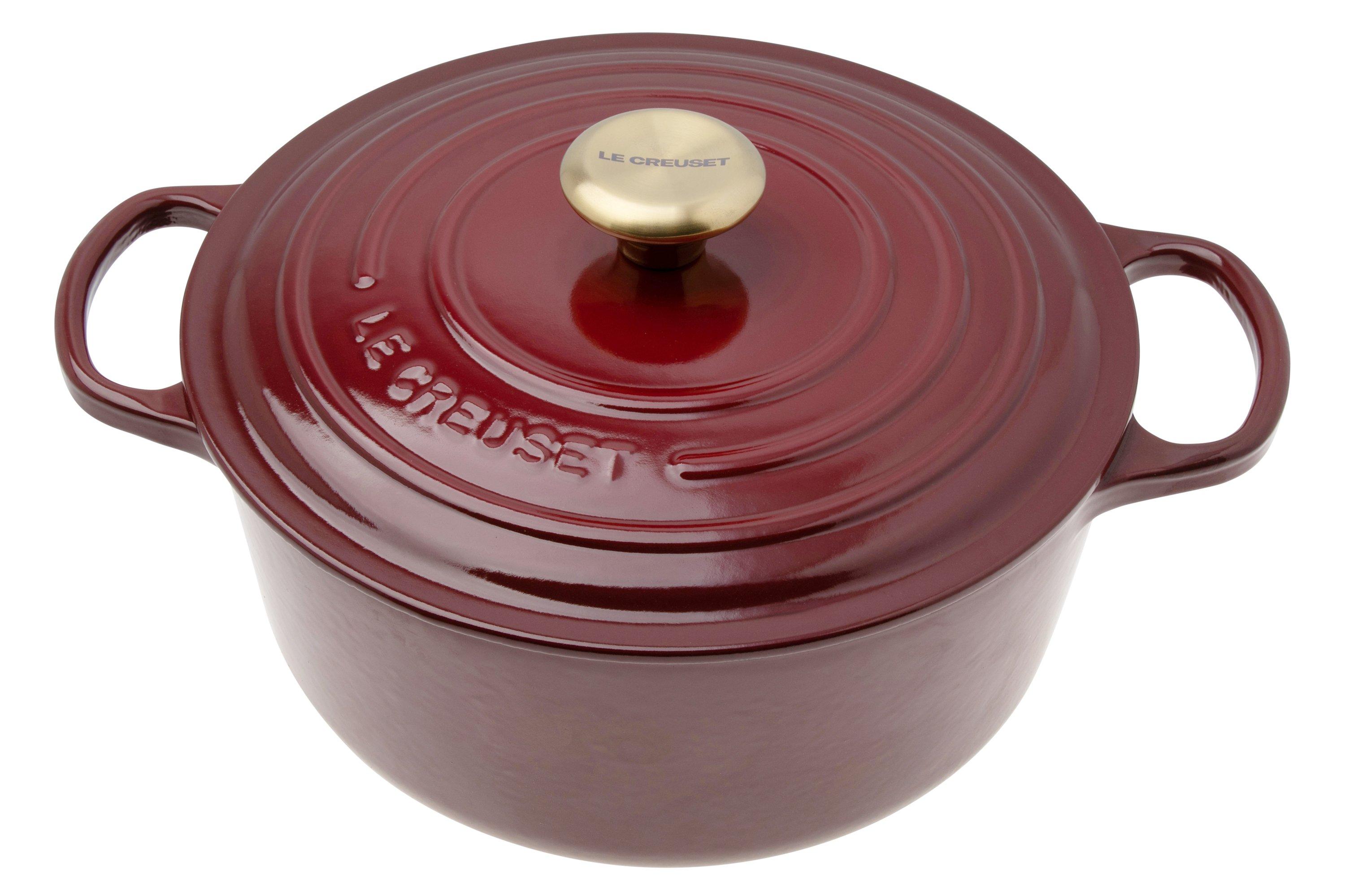 Le Creuset Signature 21177269494441 Garnet, braadpan/cocotte, 26 cm, 5 ...