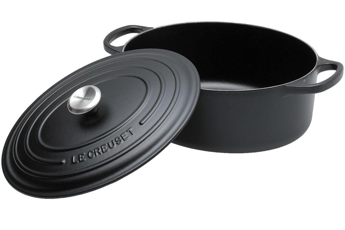 Cocotte ovale Le Creuset 27 cm, 4,1 L noir | Achetez à prix avantageux ...