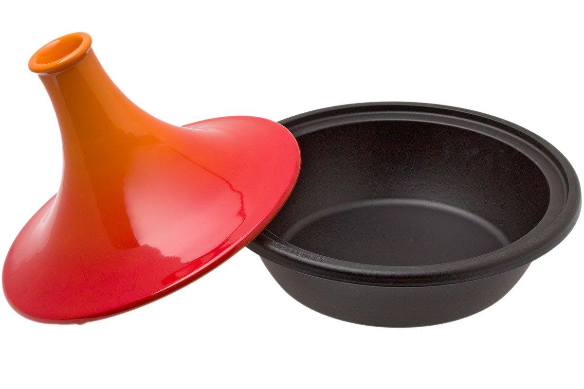 Le Creuset Tagine 35 Cm 45l Orange Red Advantageously Shopping At