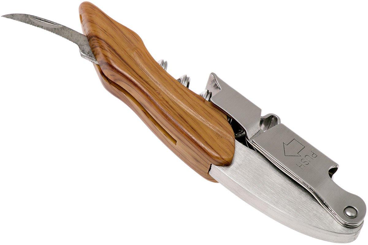 Le Creuset WT-110 Waiters Friend corkscrew, wood look | Advantageously ...