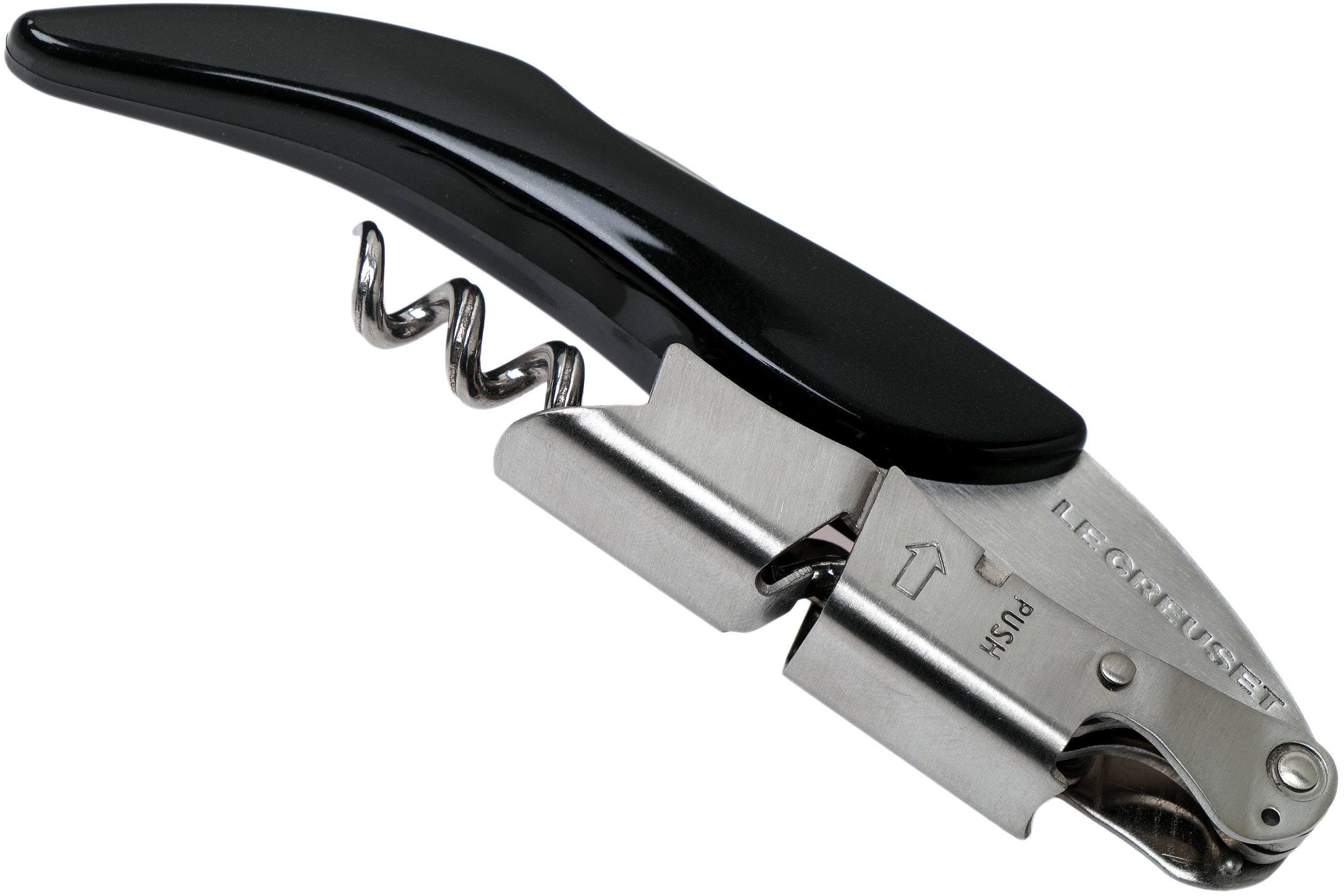 Le Creuset WT-130 Kellnermesser schwarz | Günstiger shoppen bei knivesandtools.de