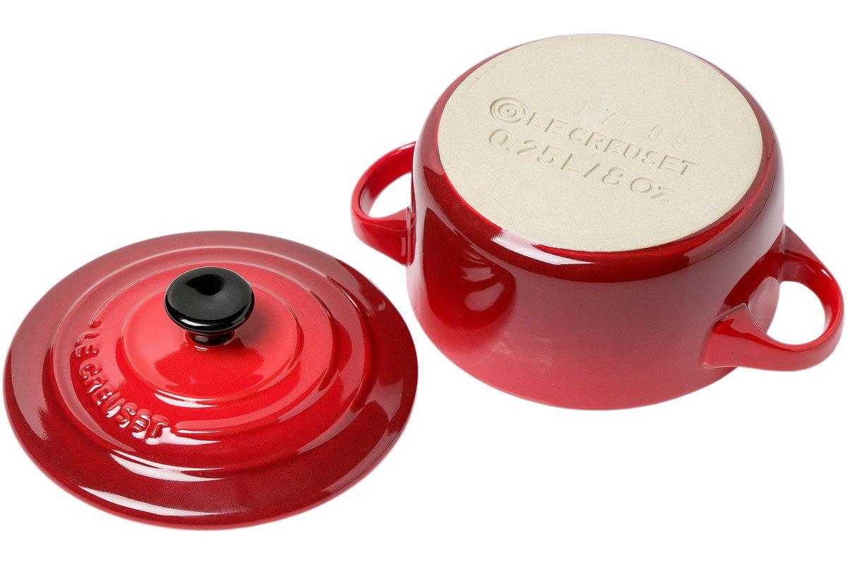 Le Creuset mini cocotte 10cm, 0.25L cherry red | Advantageously ...