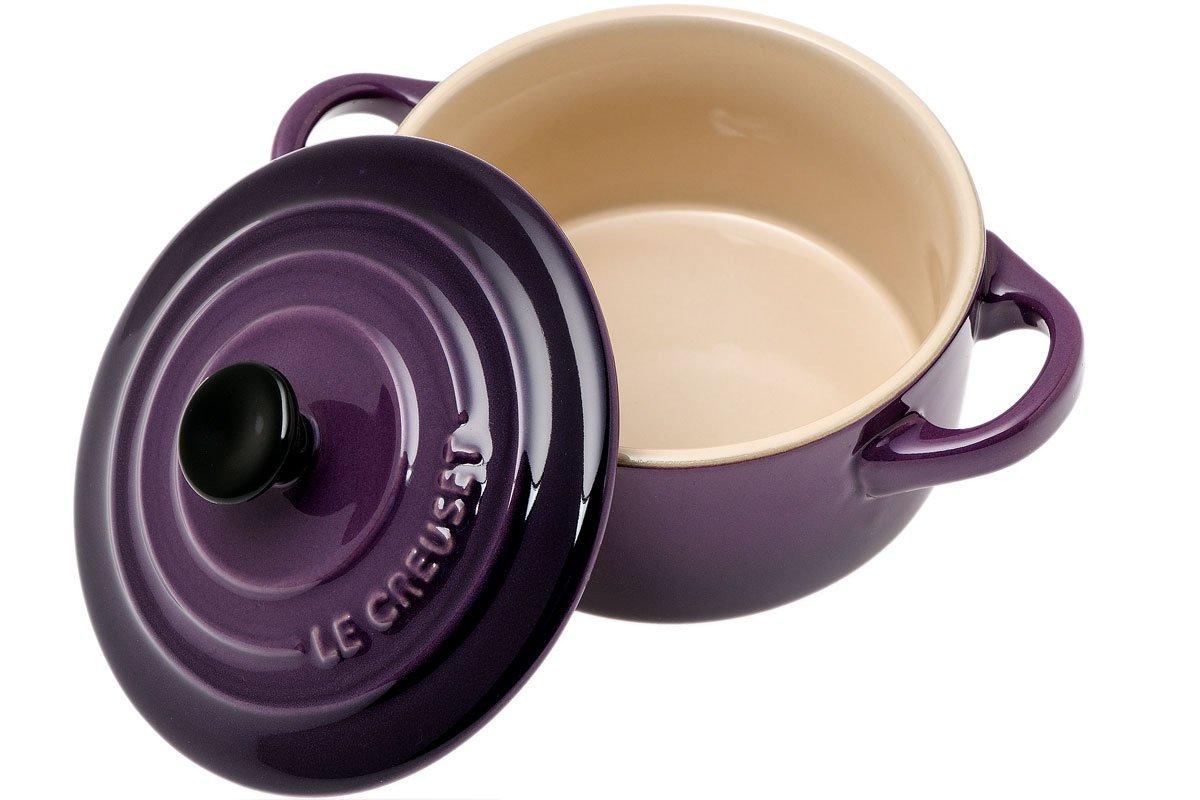 Le Creuset mini-cocotte 10 cm, 0,25L cassis | Advantageously shopping ...