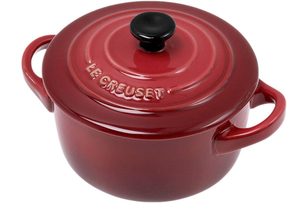 Le Creuset Mini Cocotte 10cm, 0,25L Burgundy red | Advantageously ...
