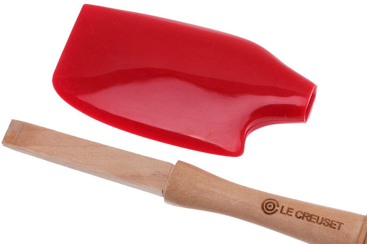 Le Creuset Silicone Pro spatula with wooden handle | Advantageously ...