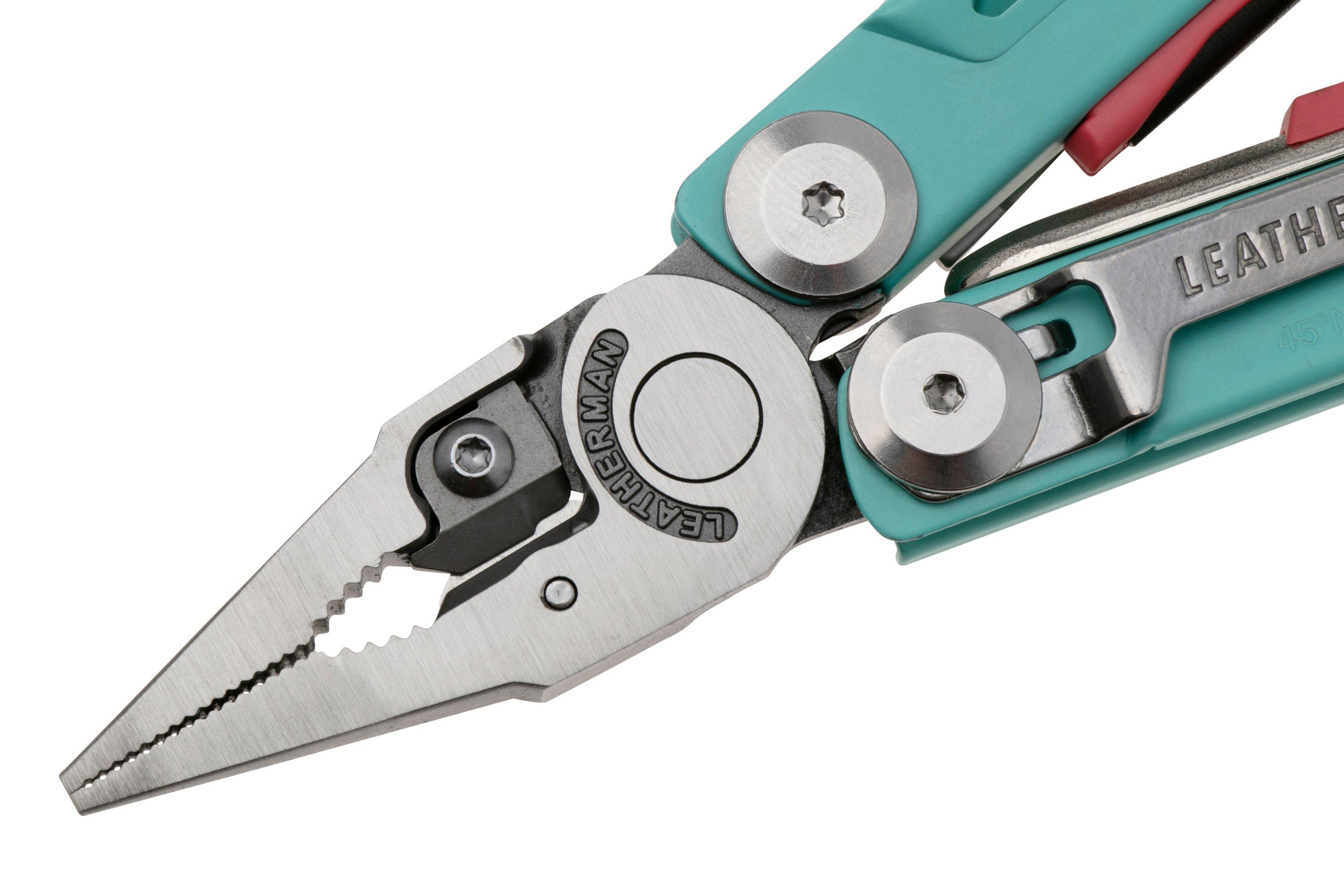 Leatherman Signal Aqua & Silver 7000-AQS survival multi-tool, nylon ...