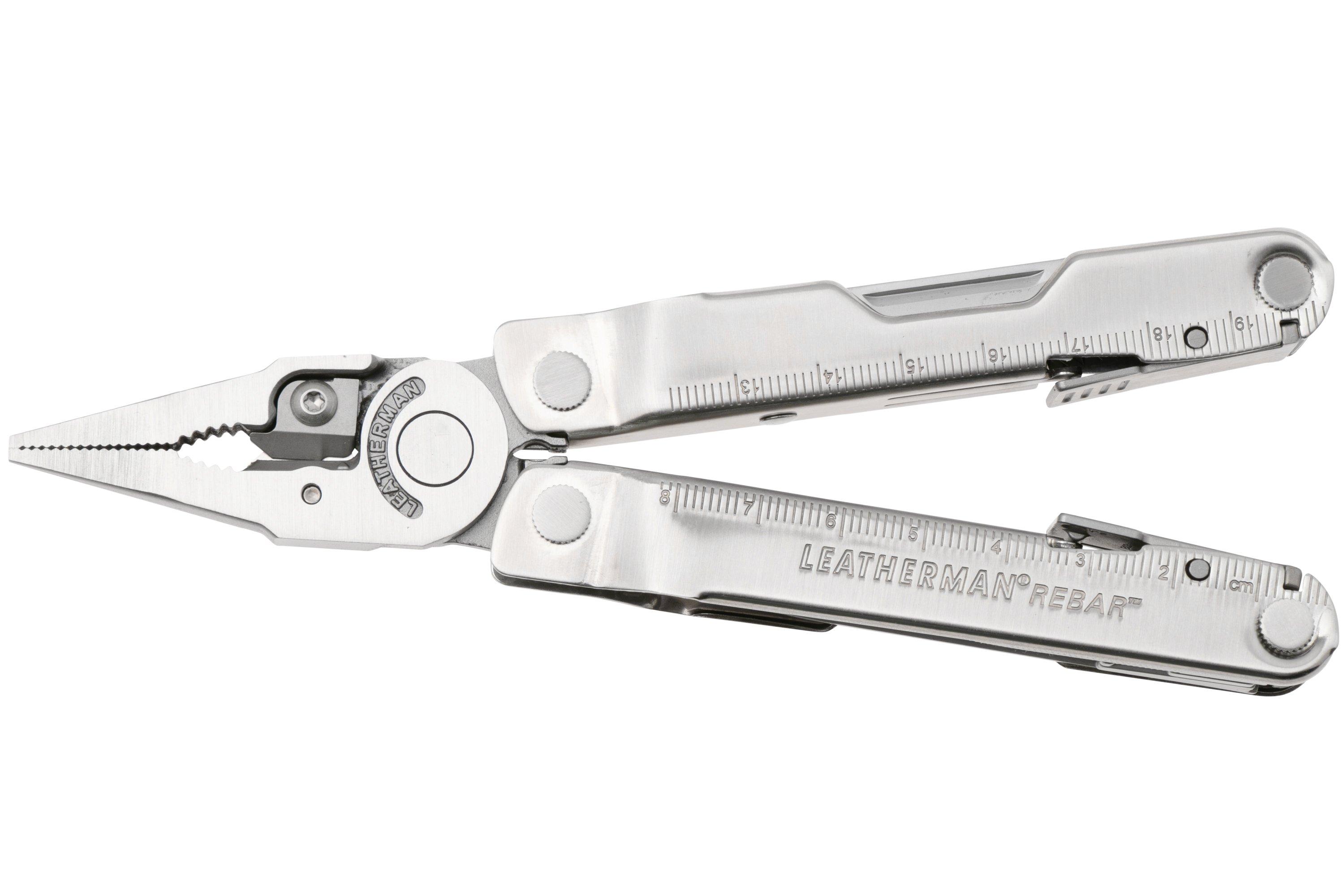 Leatherman Rebar multi-tool, nylon sheath | Advantageously shopping at ...