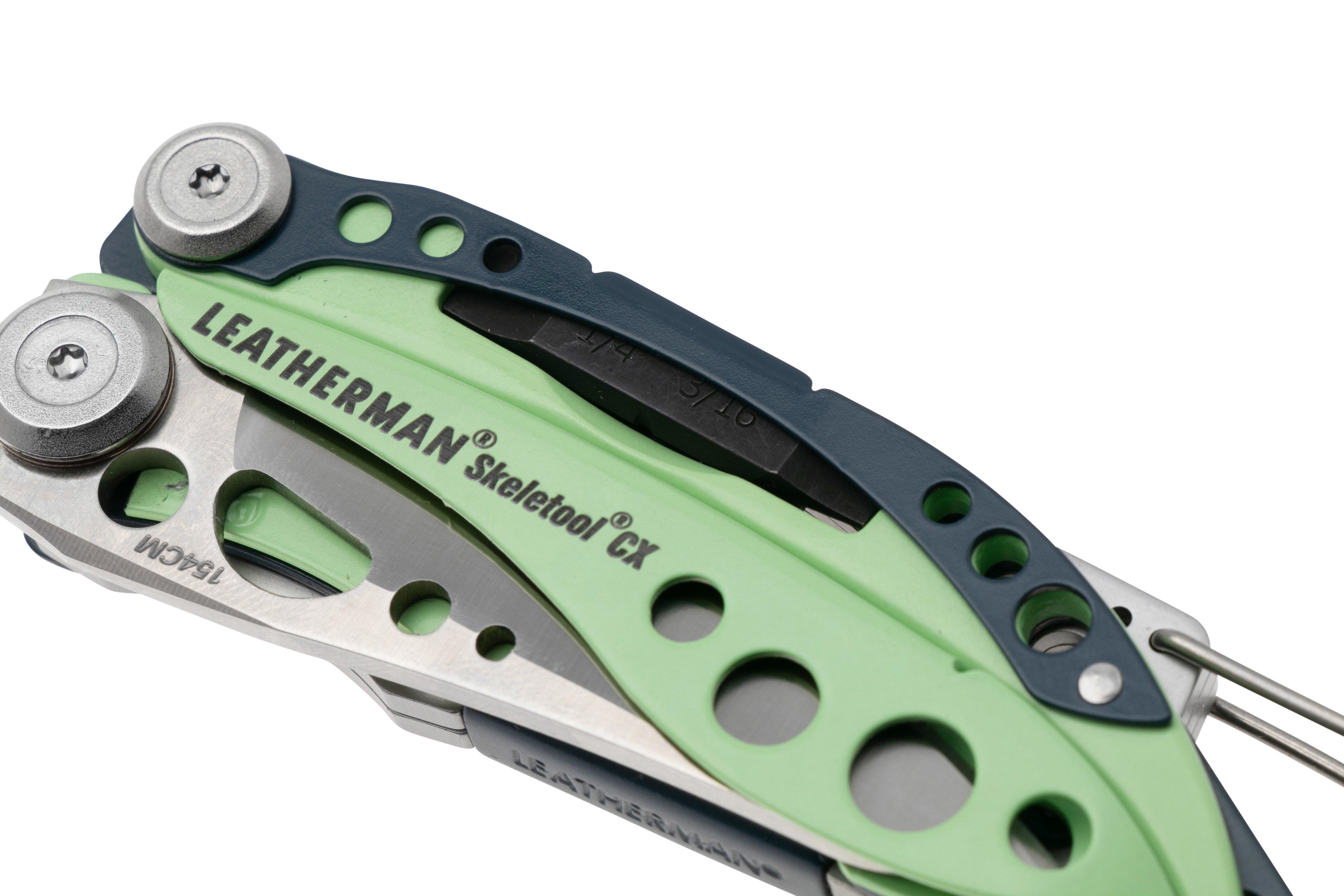 Leatherman Skeletool CX 833123 Verdant, multi-tool | Advantageously ...
