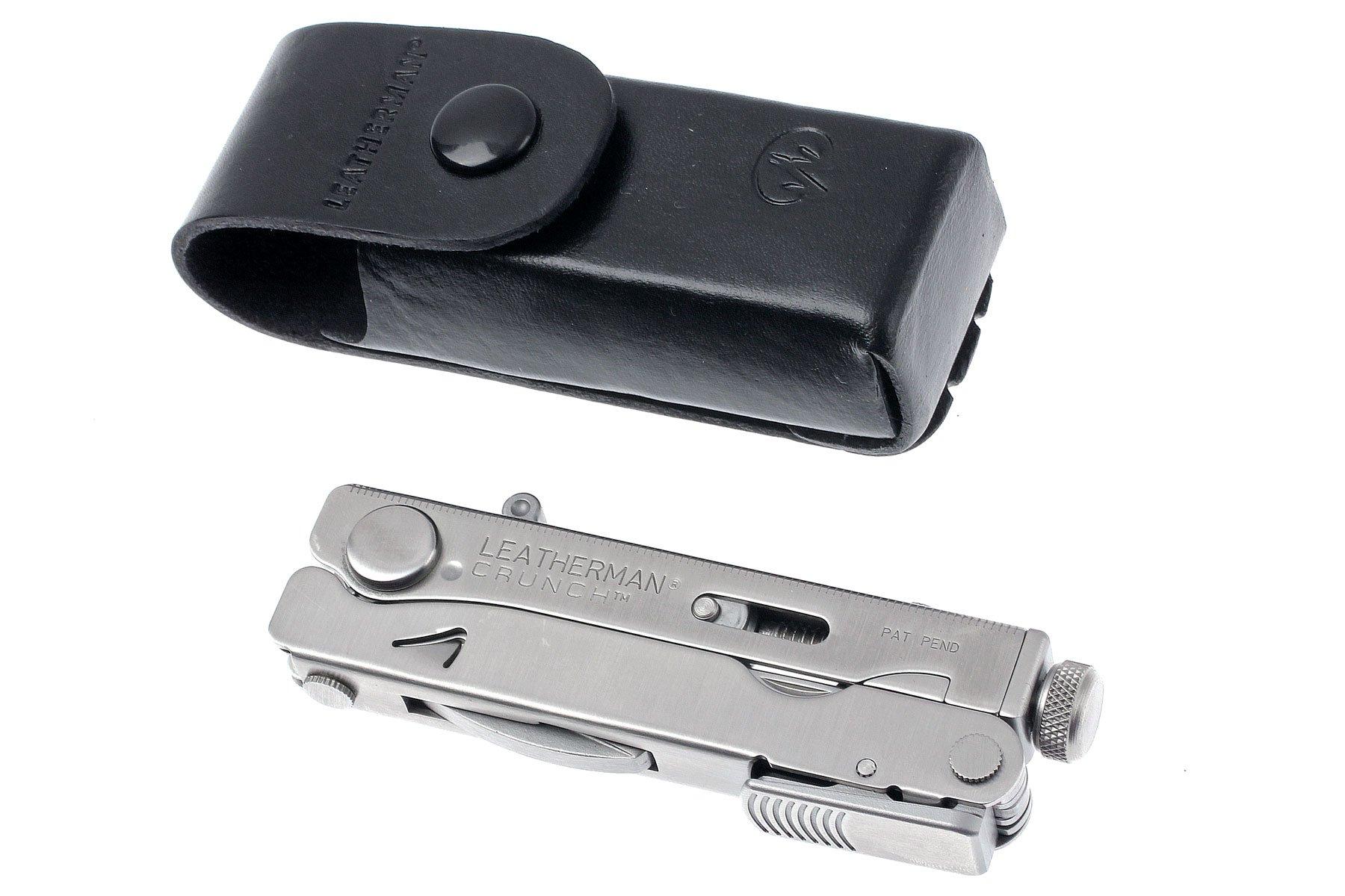 Leatherman Crunch, leather sheath | Advantageously shopping at ...