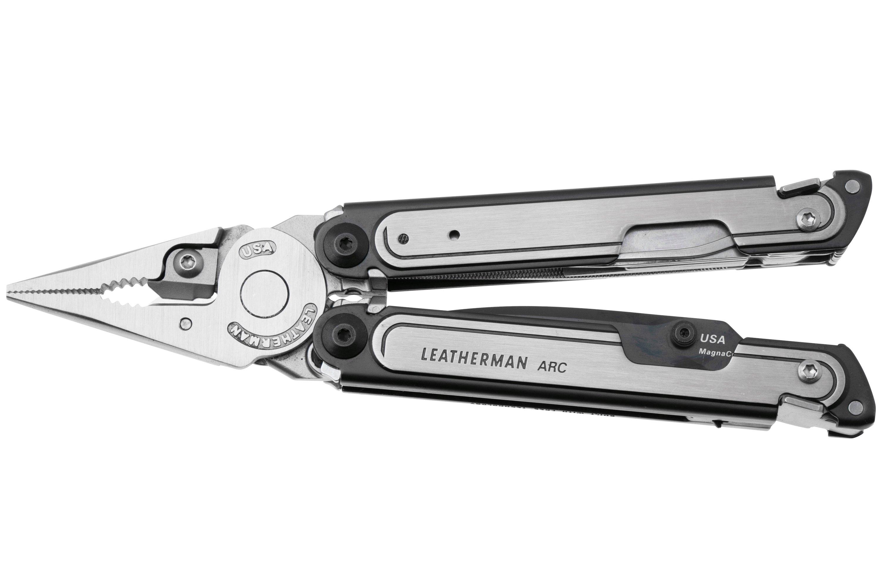 Leatherman ARC 833076 Black Silver, Black DLC CPM MagnaCut, multi-tool ...