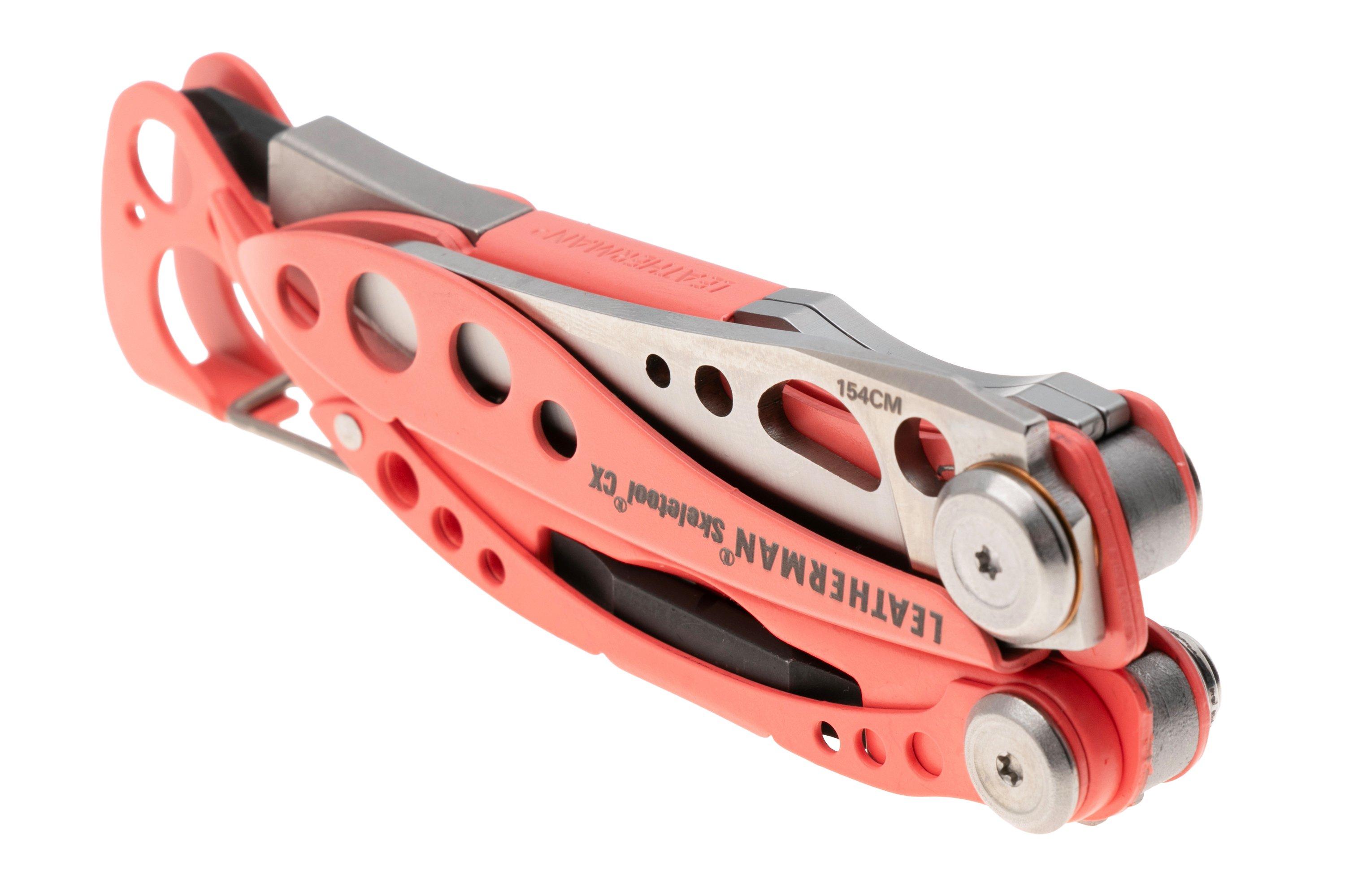 Leatherman Skeletool CX 833145 Guava, multi-tool | Advantageously ...