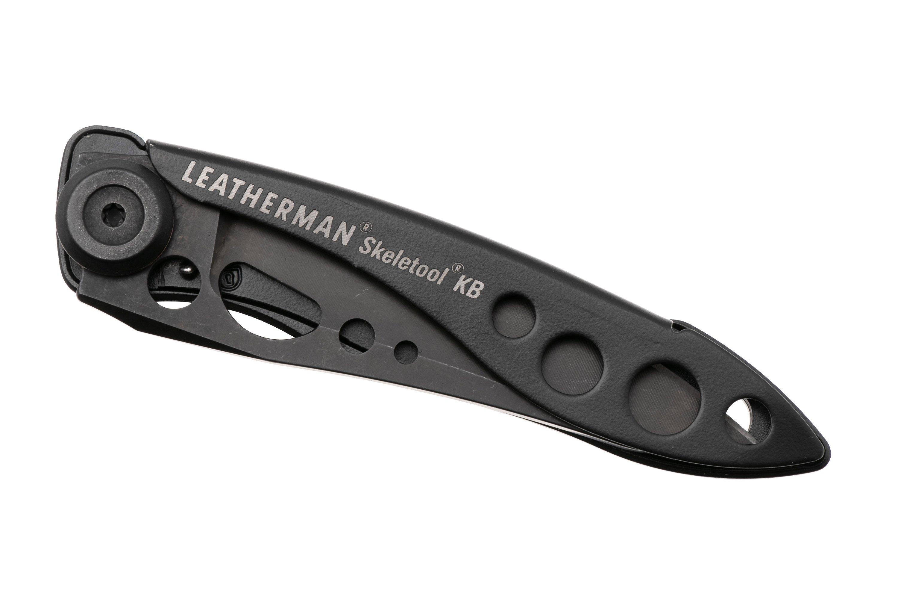 Leatherman Skeletool Knife KB 833165 Black Oxide 420HC, Onyx, pocket ...