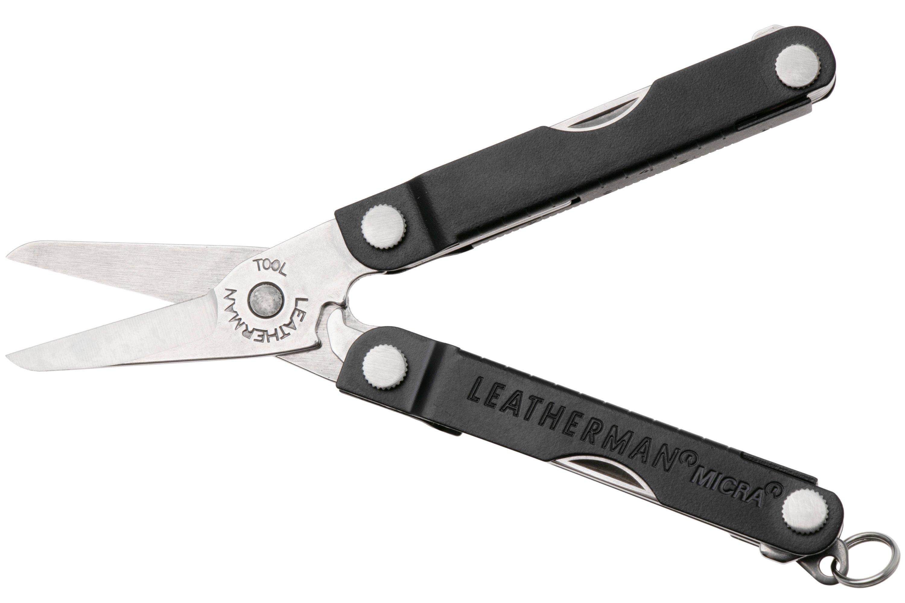 Leatherman Micra Jet Black 833179 keychain multitool | Advantageously ...