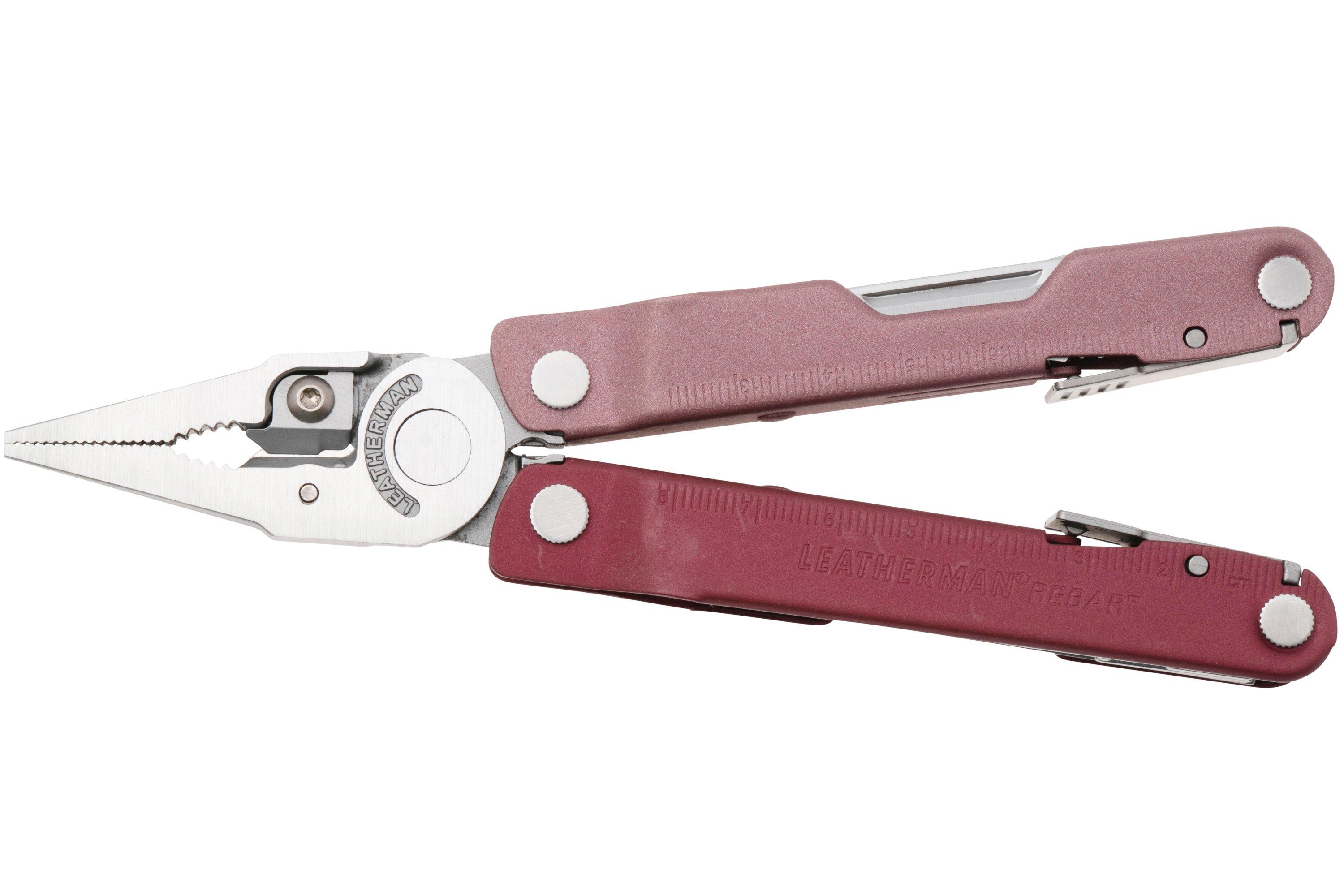 Leatherman Rebar 833317 Heathered Cranberry, multi-tool ...