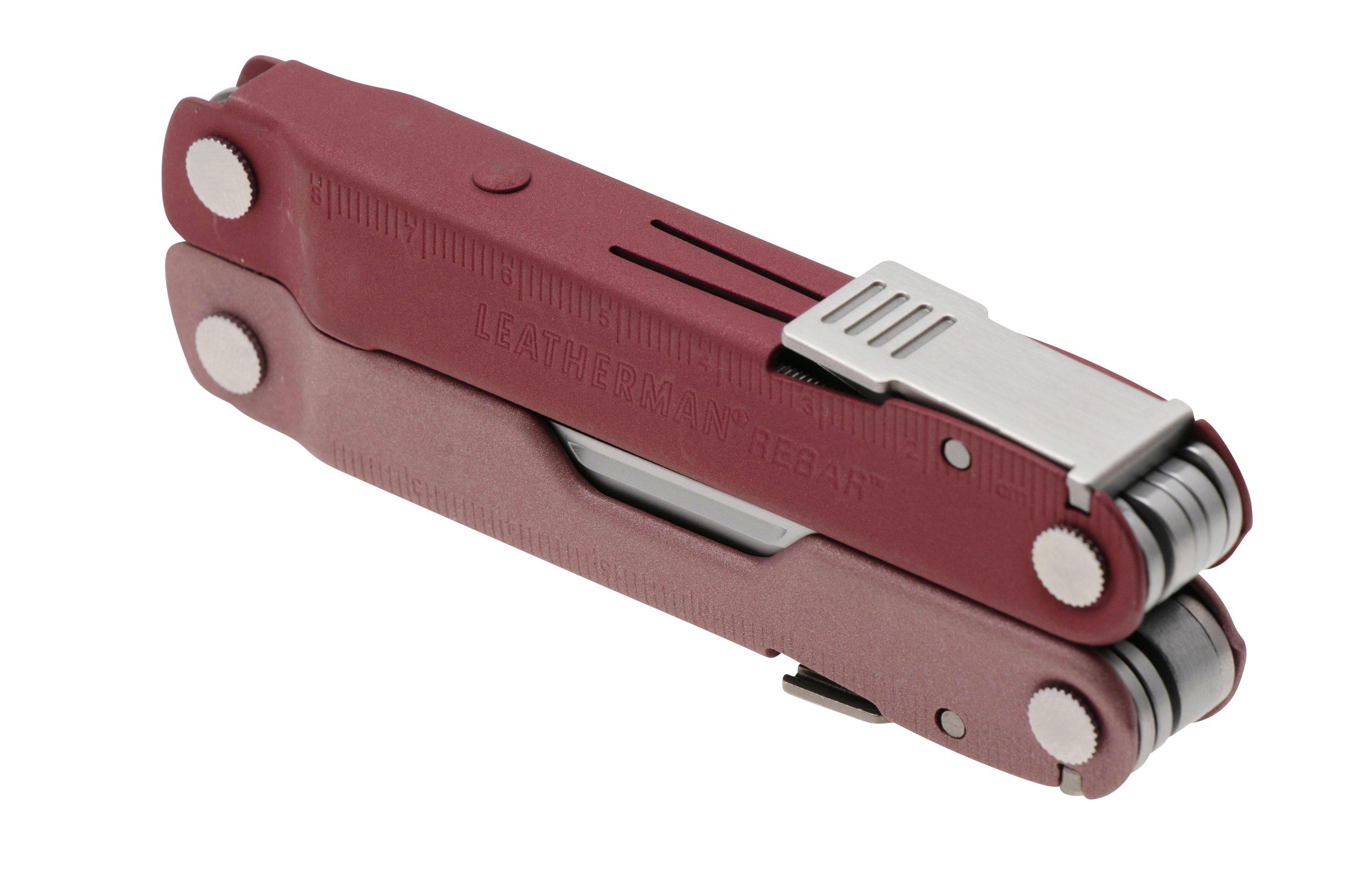 Leatherman Rebar 833317 Heathered Cranberry, multi-tool ...