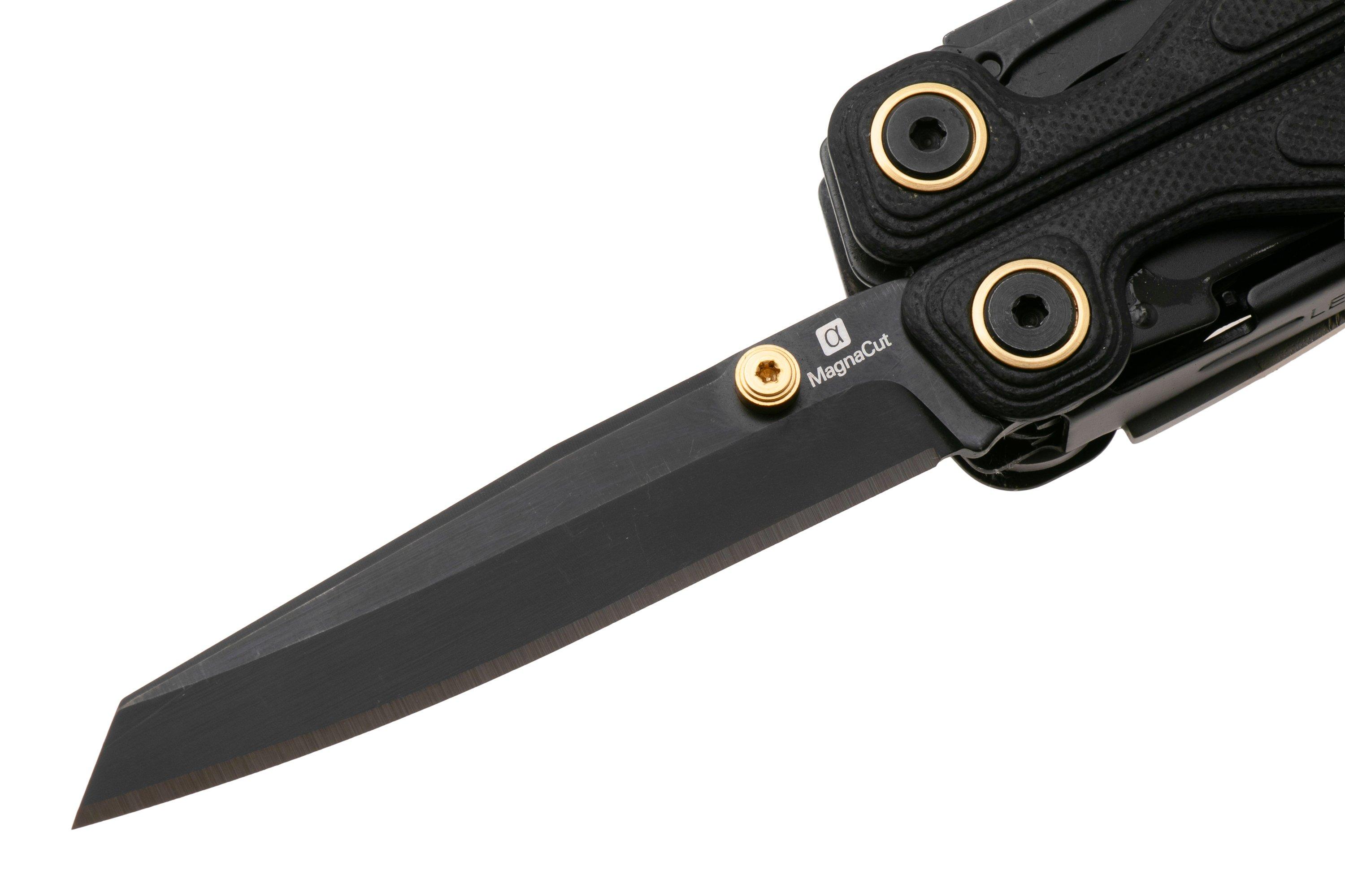 Leatherman Wave Alpha Obsidian 833334 Black DLC MagnaCut, Black G10 ...
