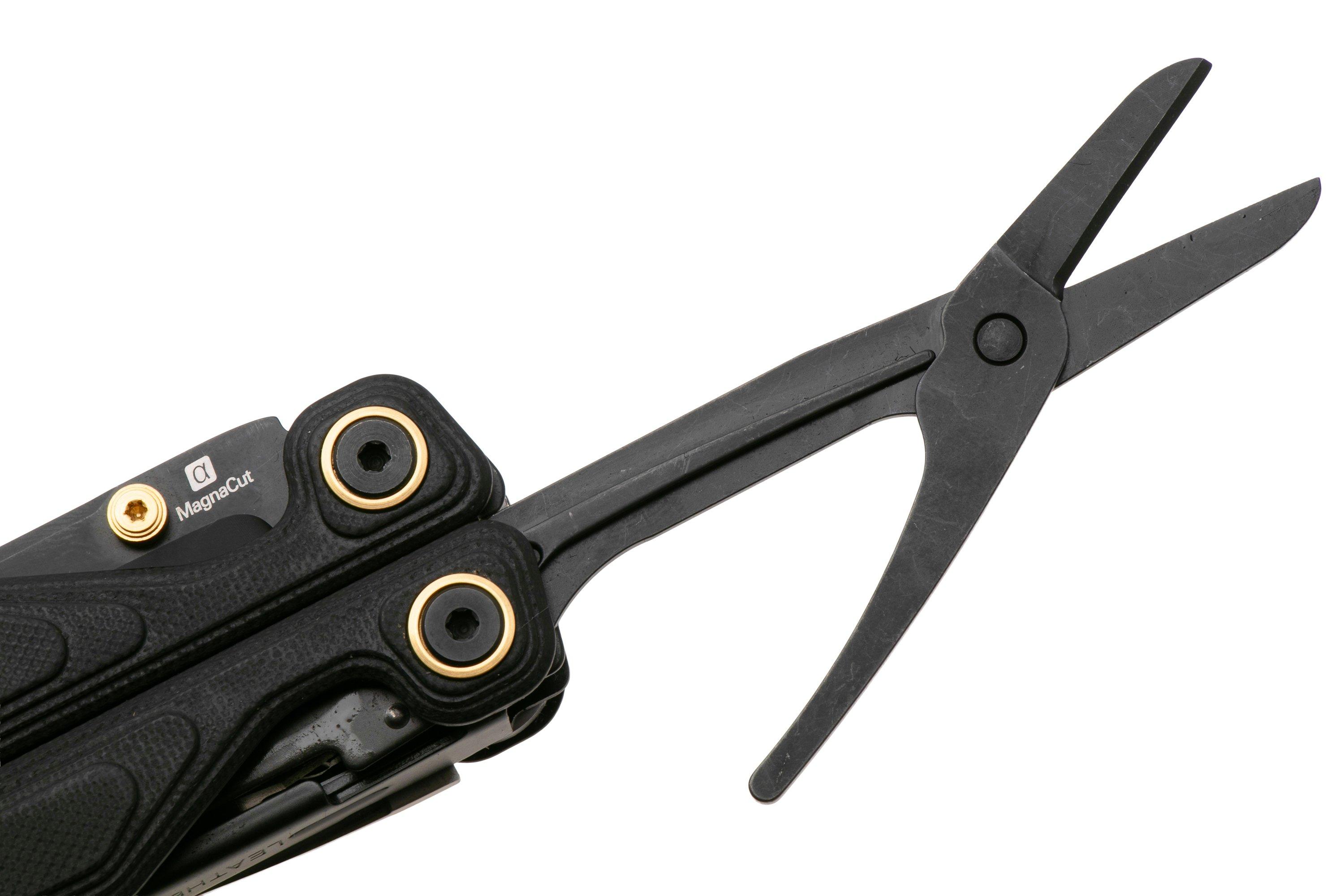 Leatherman Wave Alpha Obsidian 833334 Black DLC MagnaCut, Black G10 ...
