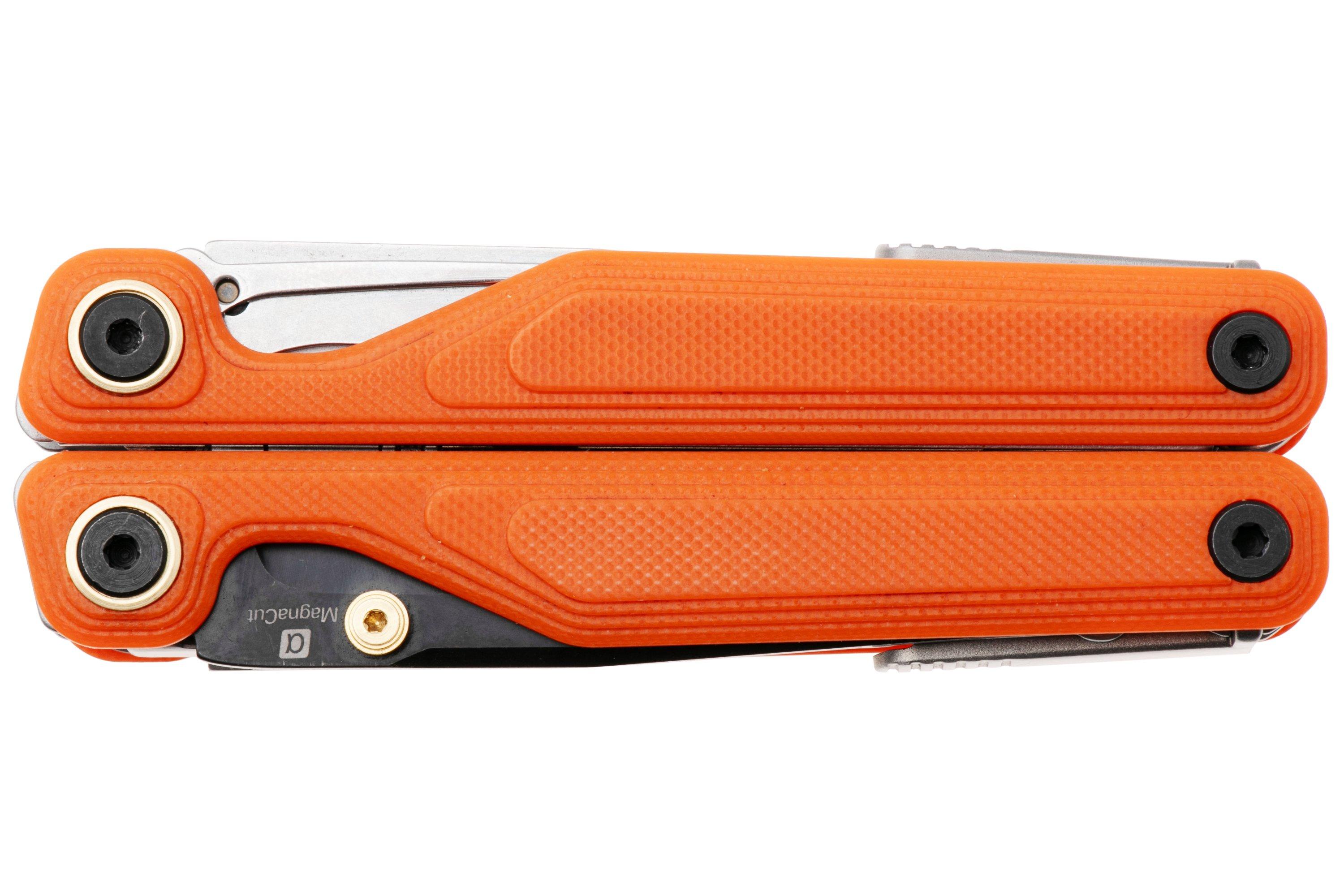 Leatherman Wave Alpha Canyonland 833338 Black DLC MagnaCut, Orange G10 ...