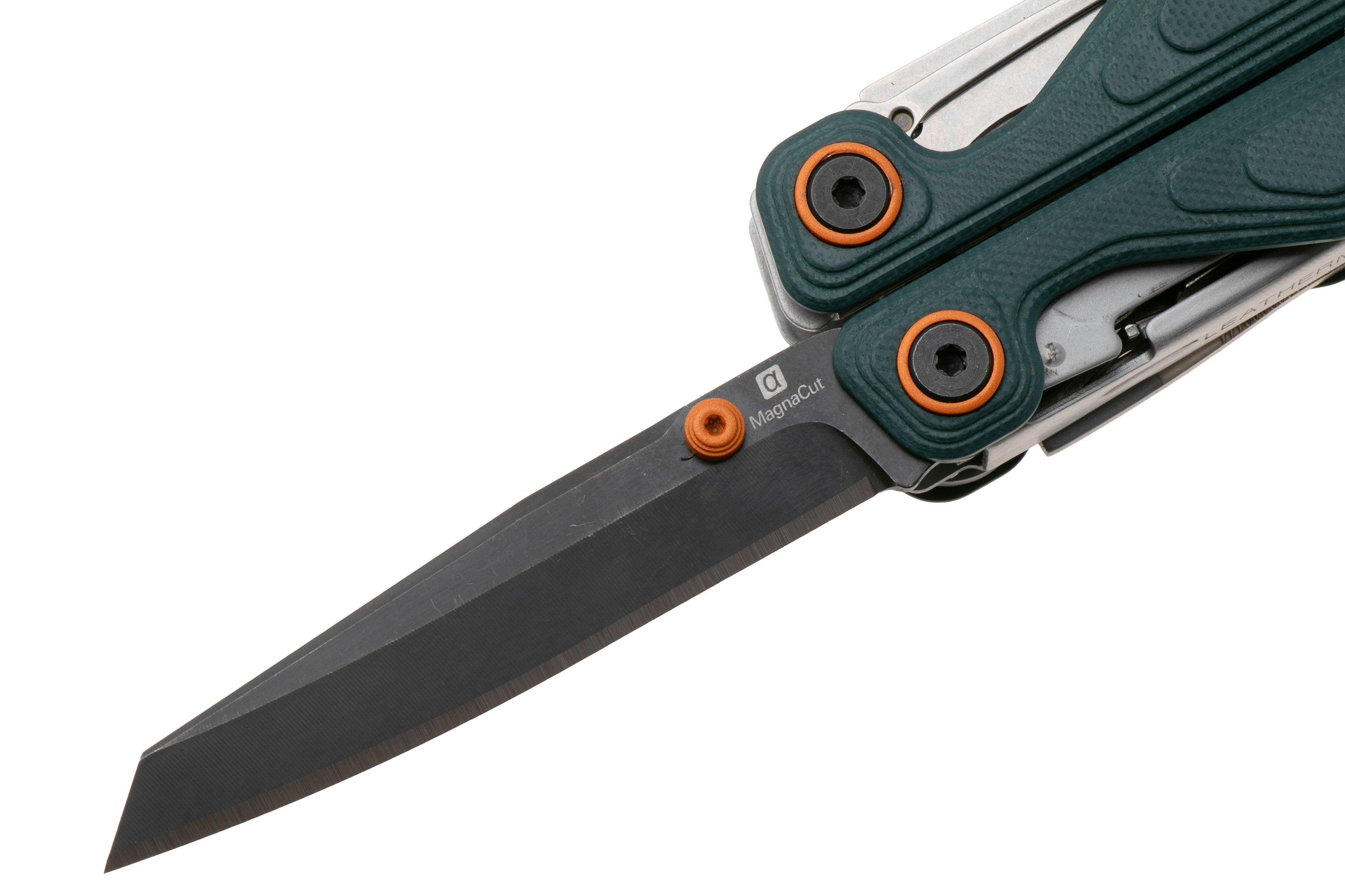 Leatherman Wave Alpha Cascadia 833401 Black DLC MagnaCut, Green G10 ...