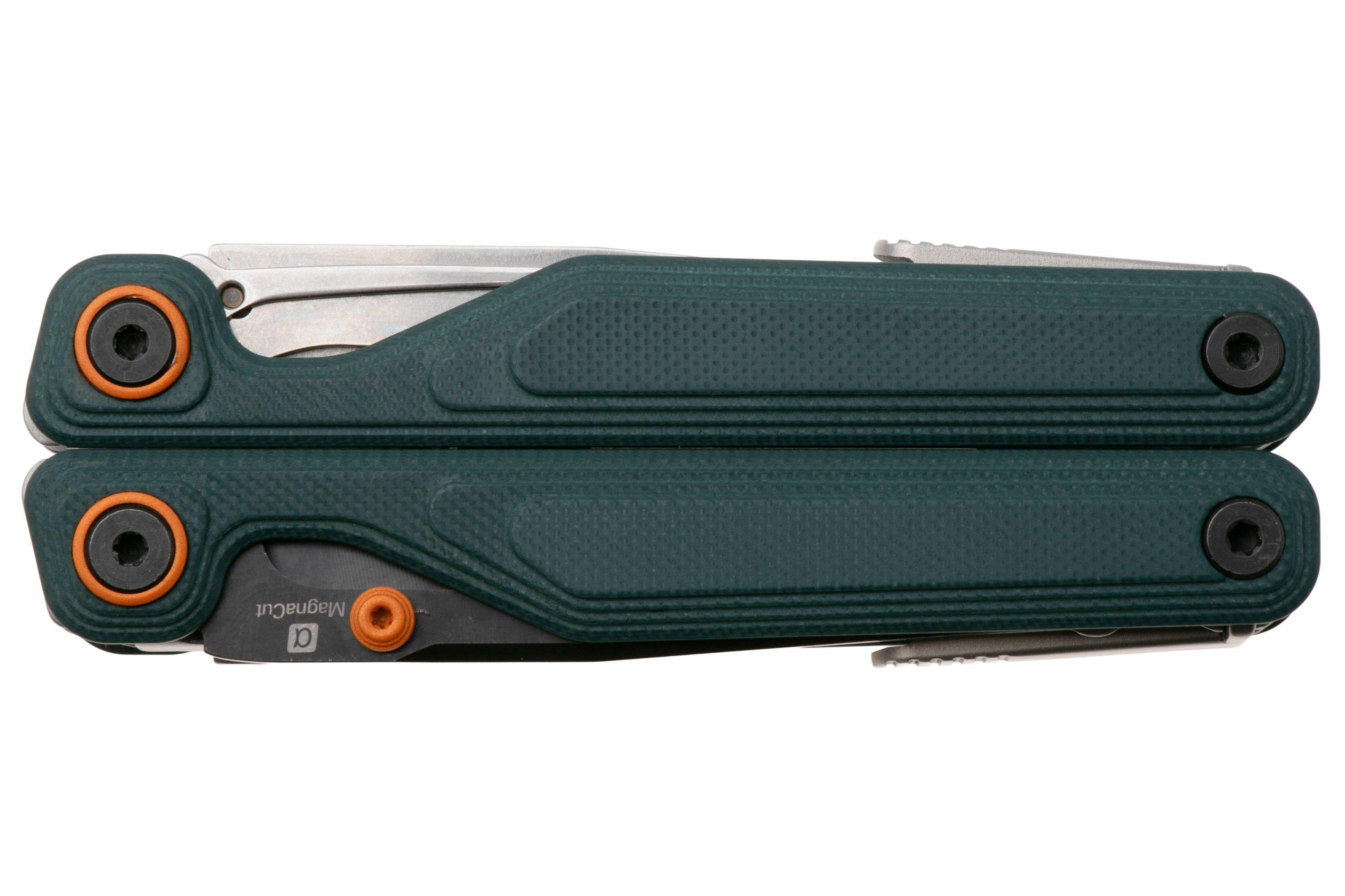 Leatherman Wave Alpha Cascadia 833401 Black DLC MagnaCut, Green G10 ...