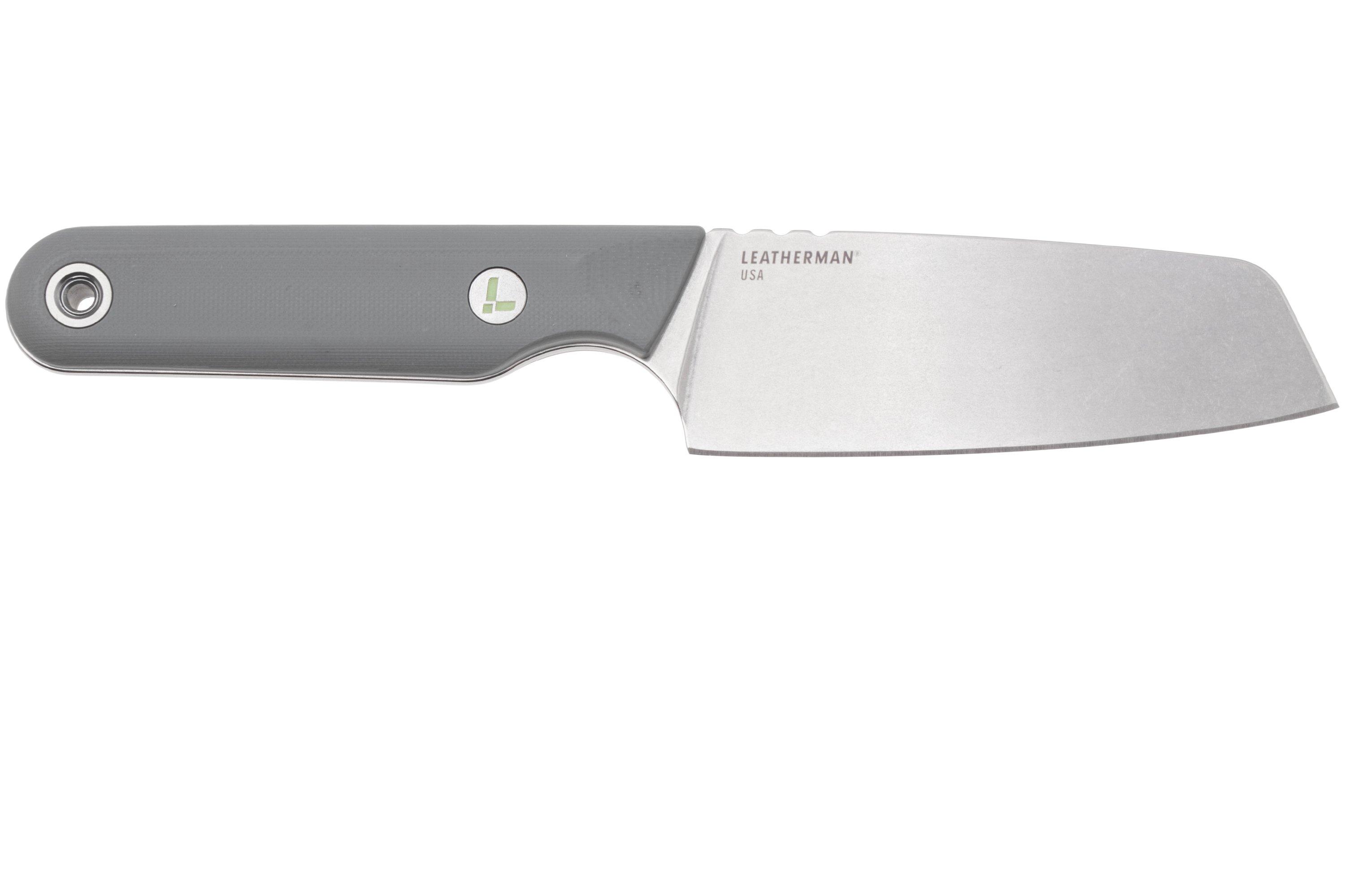 Leatherman Rustle 833416 CPM MagnaCut, Vapor Grey G10, faca de chef de ...