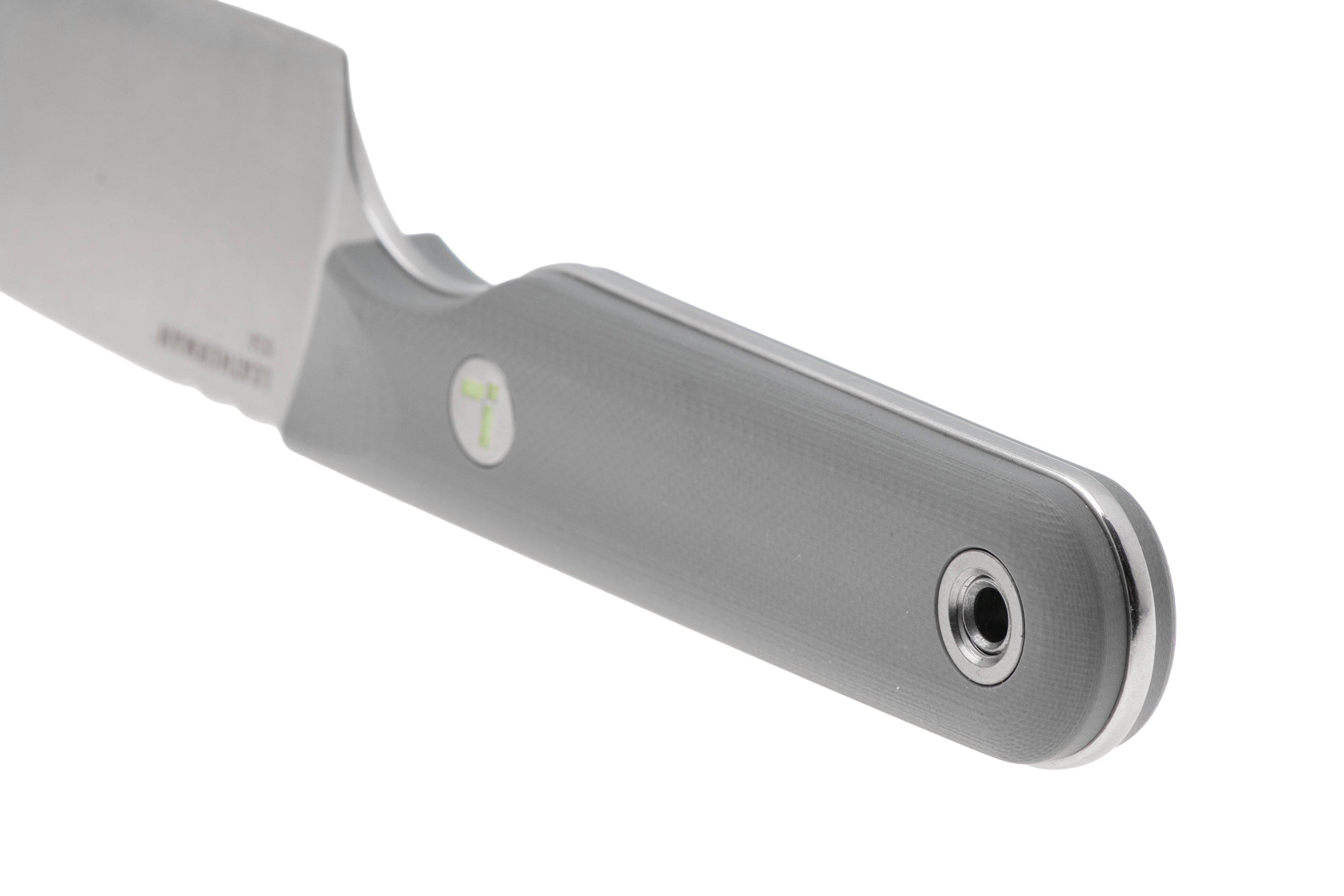 Leatherman Rustle 833416 CPM MagnaCut, Vapor Grey G10, couteau de chef ...