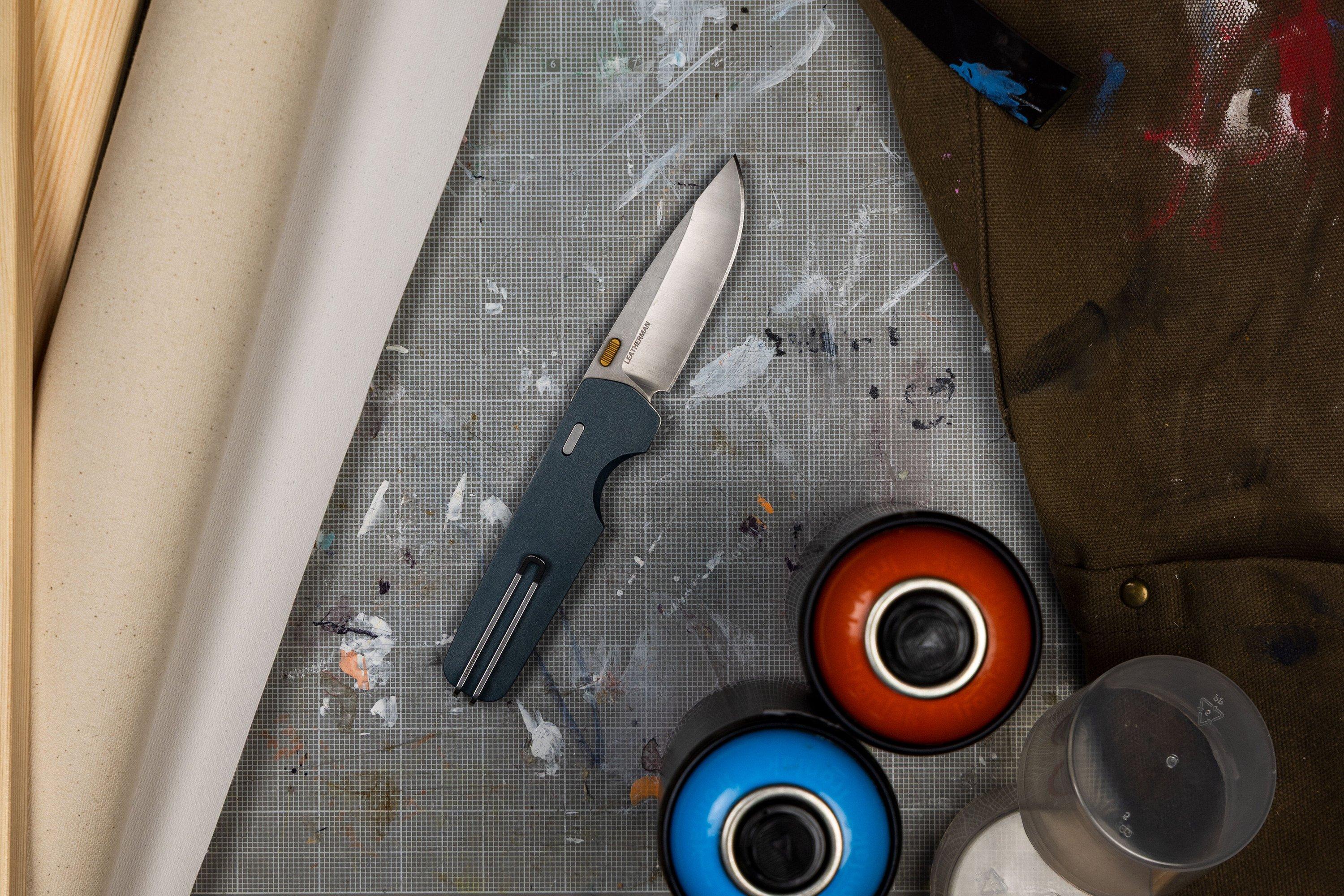 Leatherman Blazer 833420 CPM MagnaCut, Denim Blue Cerakote, pocket ...