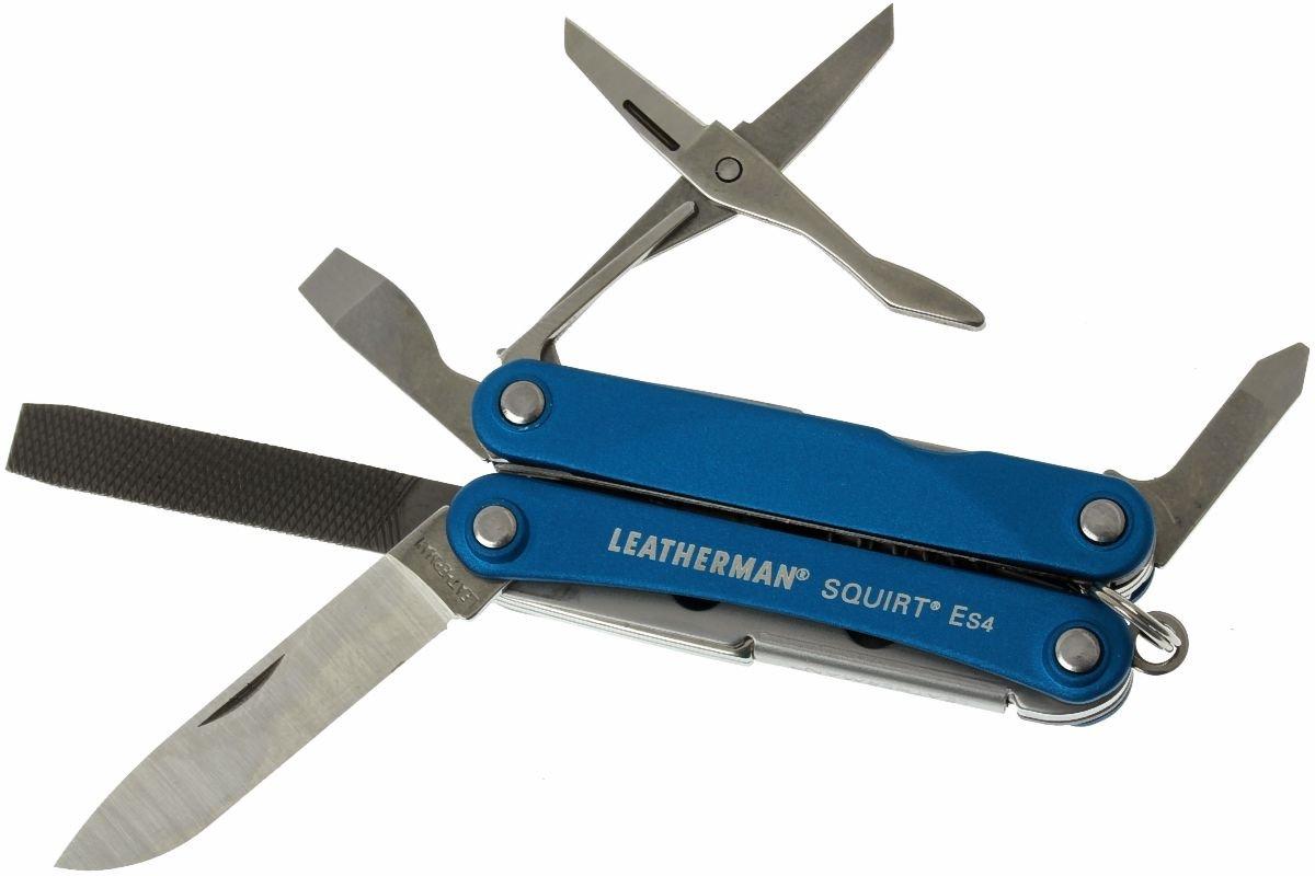 Leatherman Squirt ES4 Blue | Advantageously shopping at Knivesandtools ...