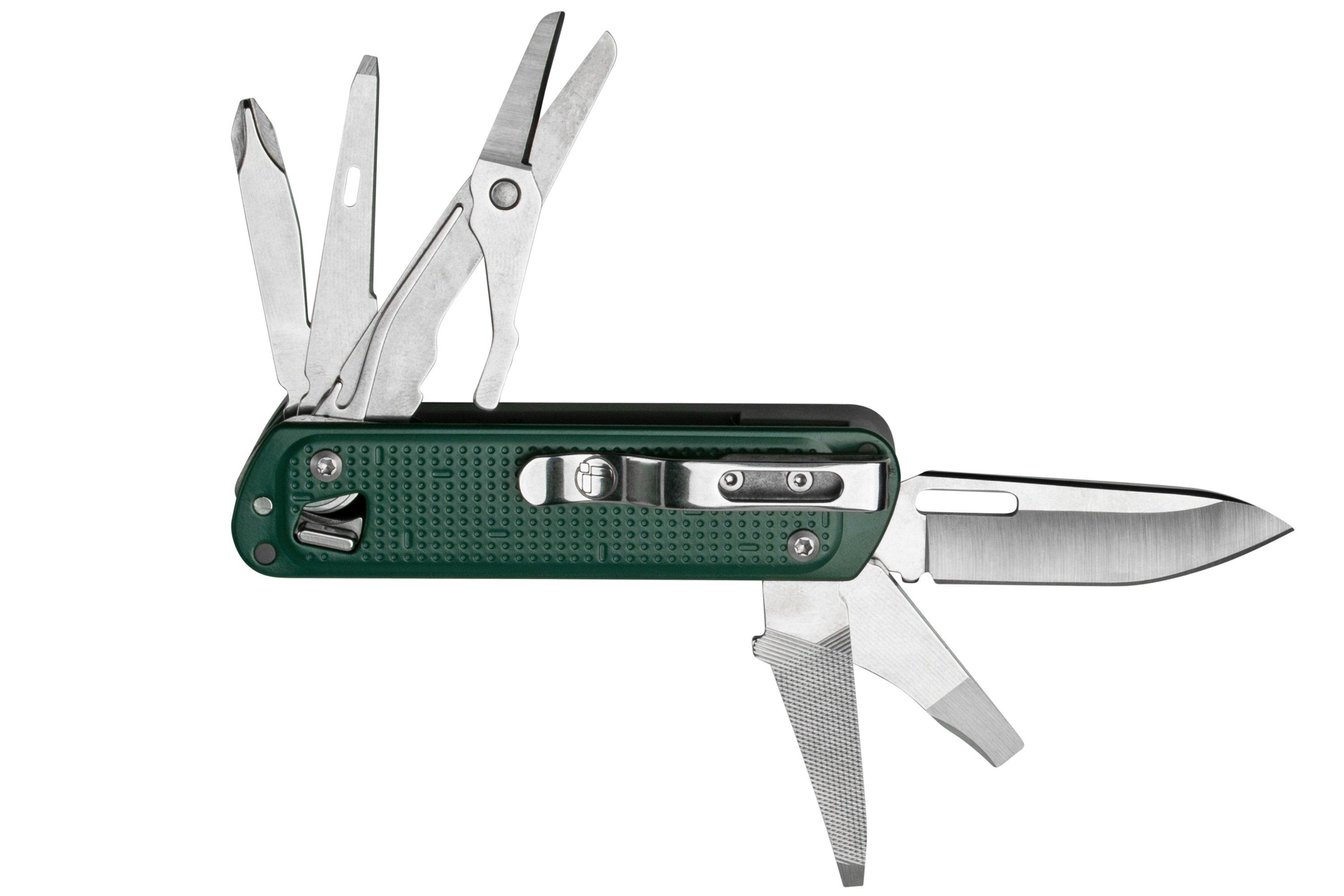 Leatherman Free T4 Evergreen, FREE-T4-EG multi-tool | Advantageously ...