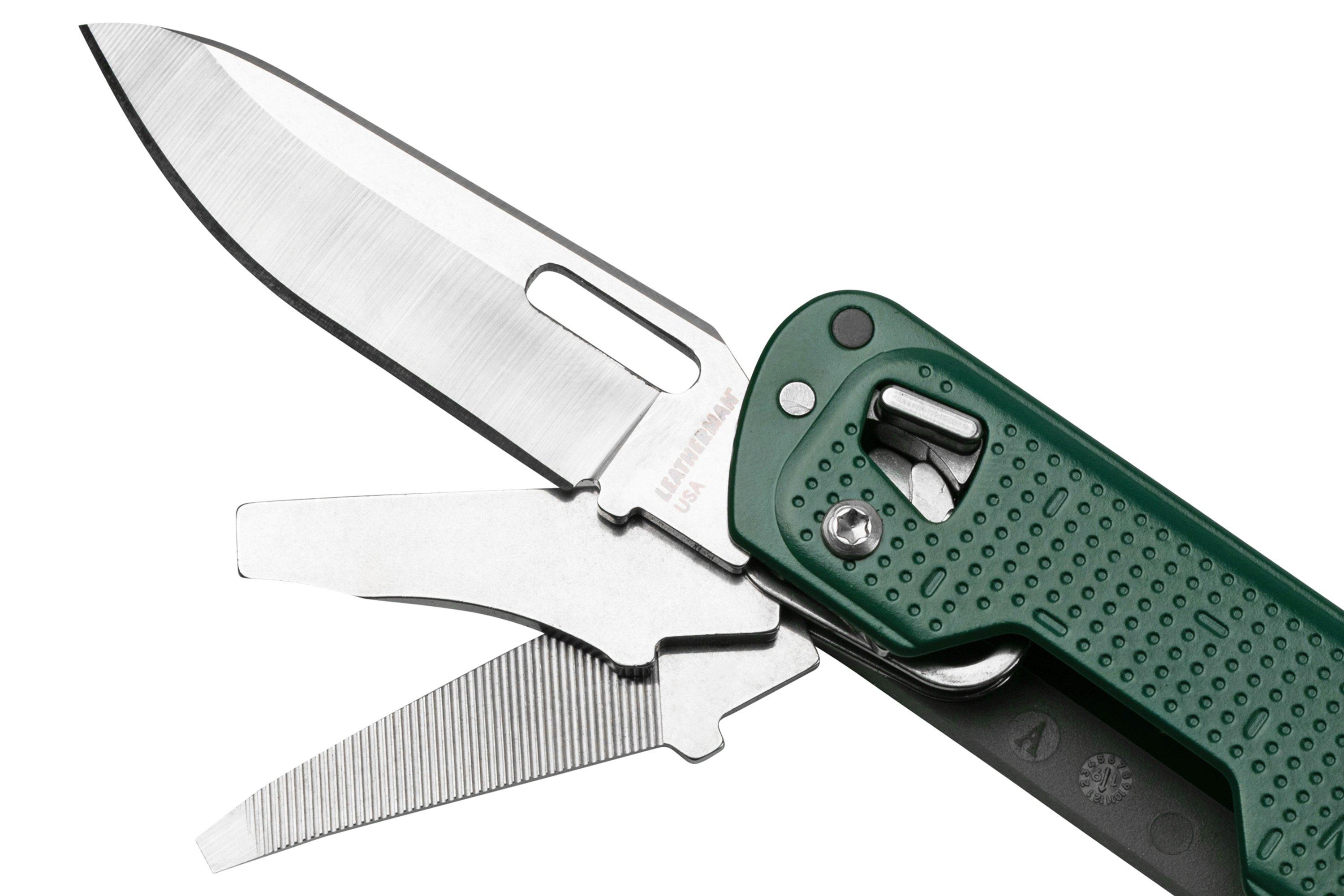 Leatherman Free T4 Evergreen, FREE-T4-EG multi-tool | Advantageously ...