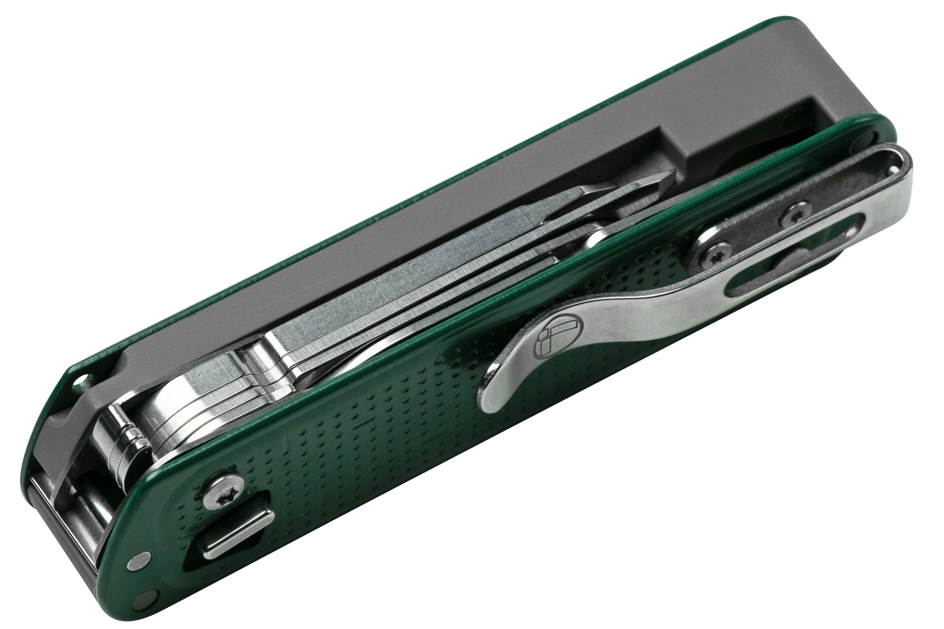 Leatherman Free T4 Evergreen, FREE-T4-EG multi-tool | Advantageously ...