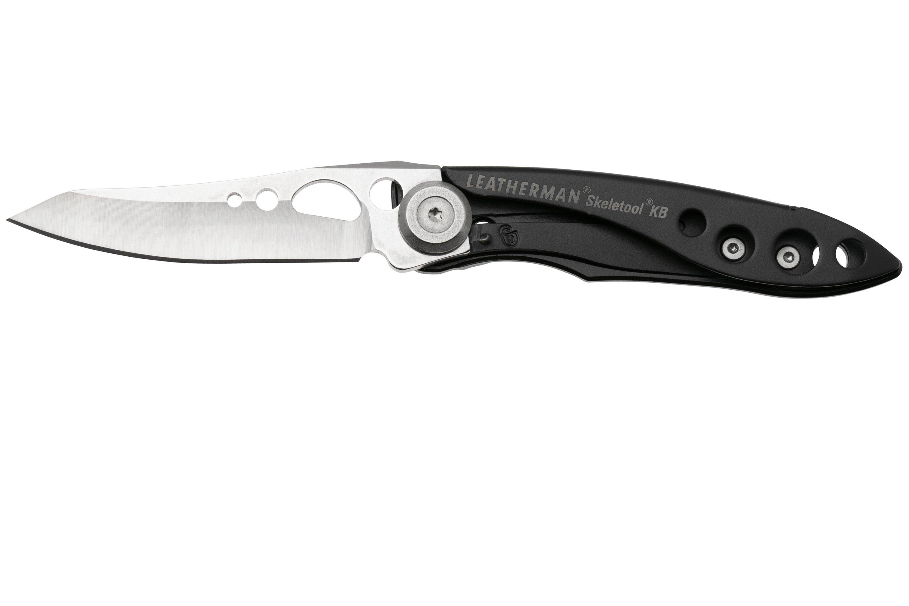 Leatherman Skeletool Knife KB pocket knife plain edge, black ...
