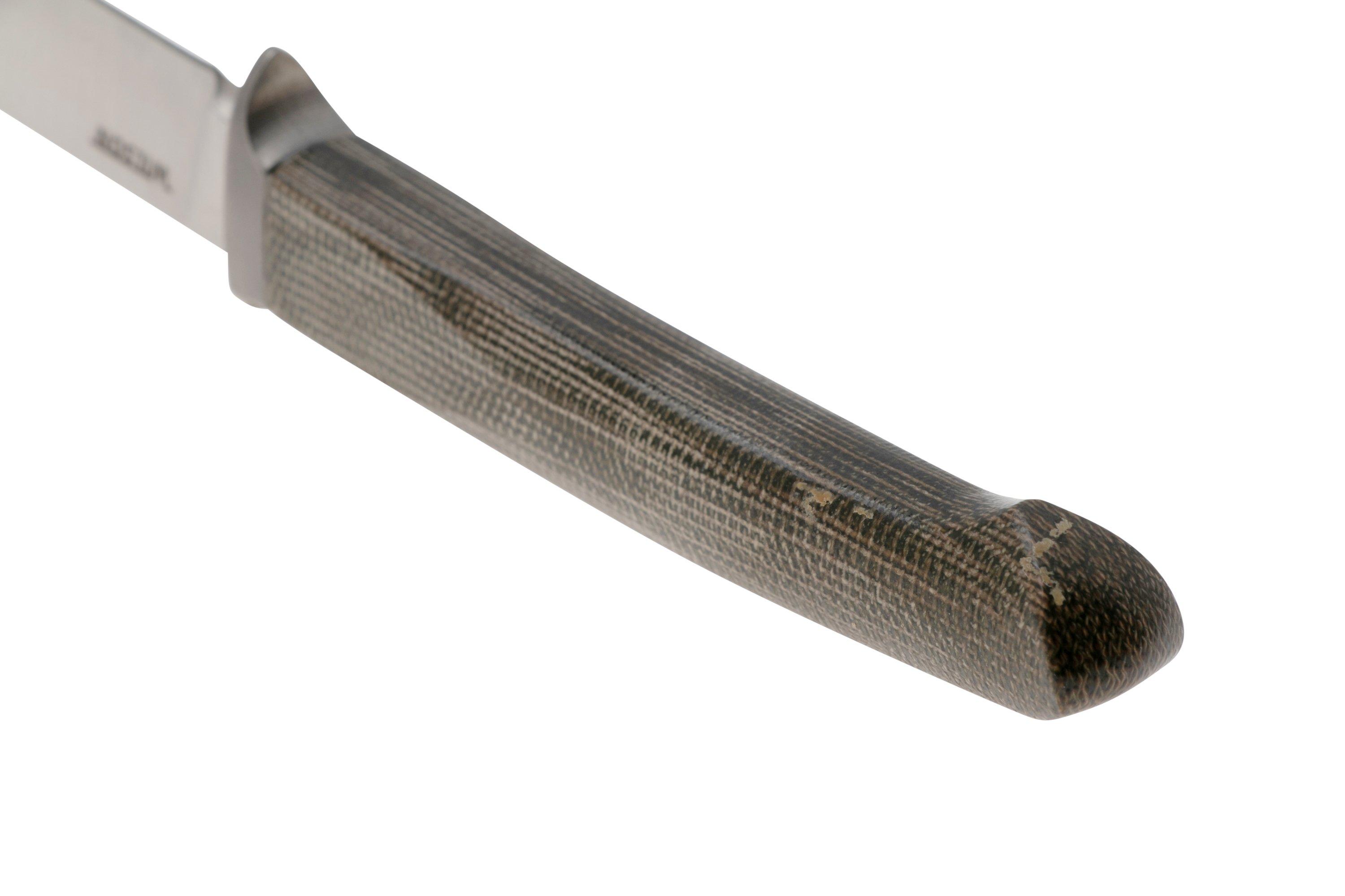 LionSteel Ago AG1-CVG Green Canvas Micarta, Titanium Guard ...