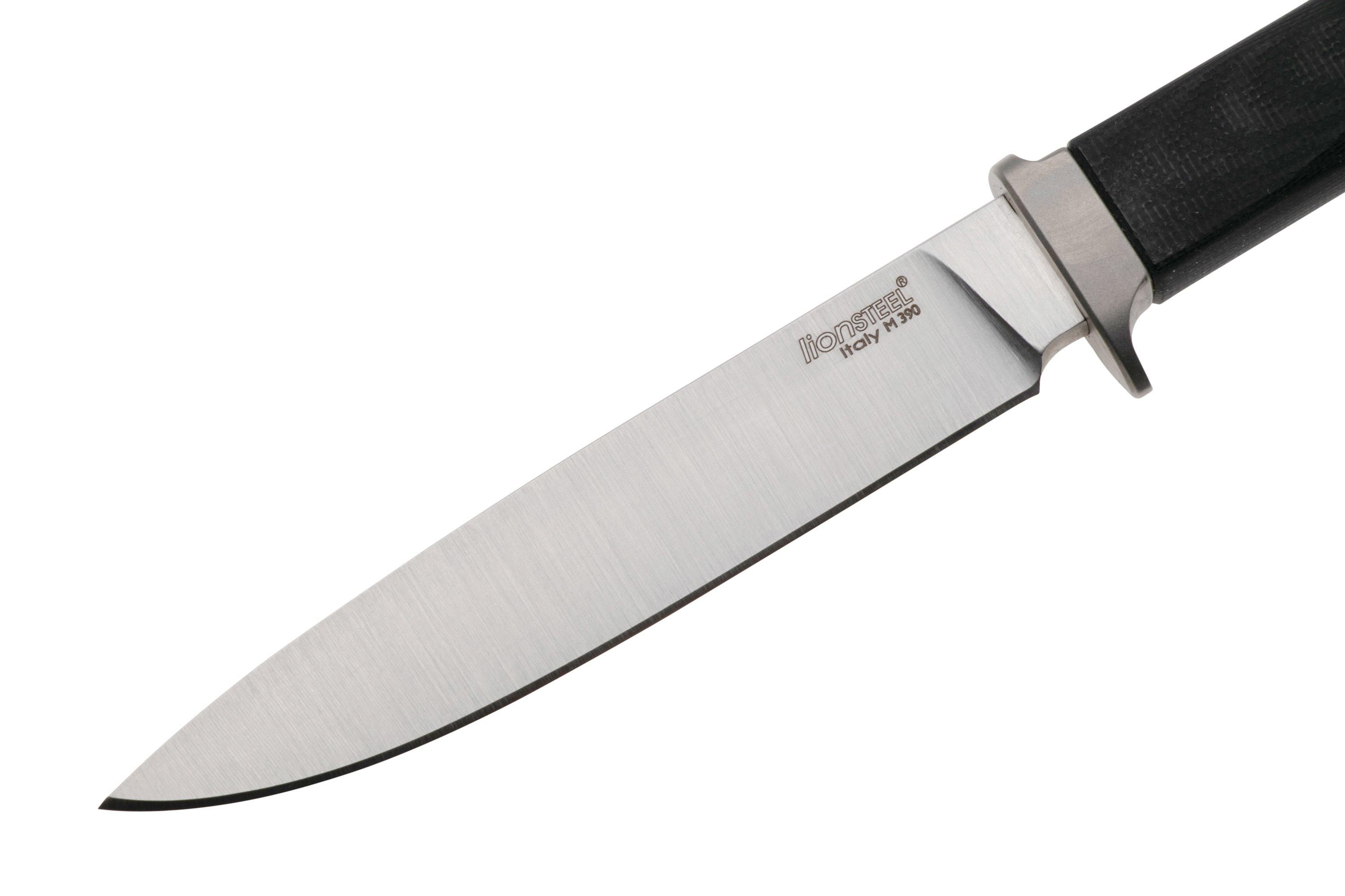 LionSteel Ago AG1-GBK Black G10, Titanium Guard, Feststehende Messer ...