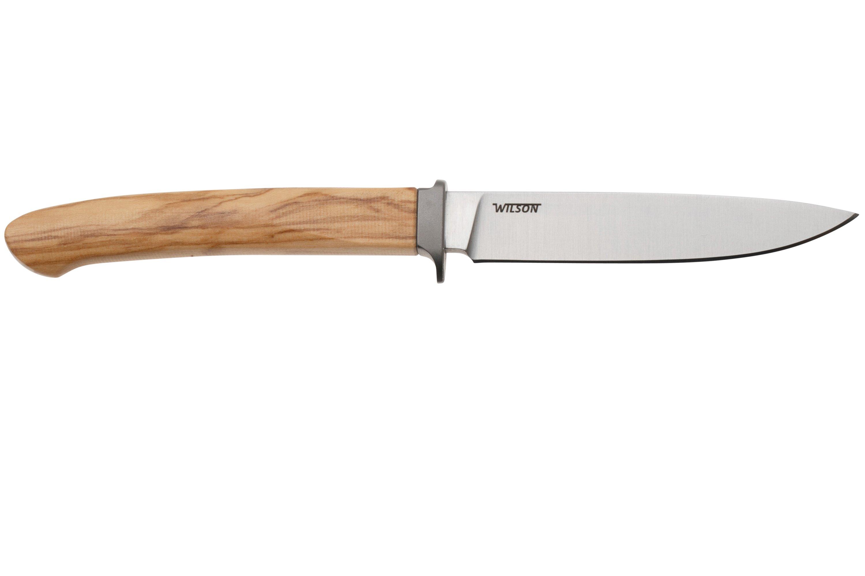 LionSteel Ago AG1-UL Olive Wood, Titanium Guard, Feststehende Messer ...