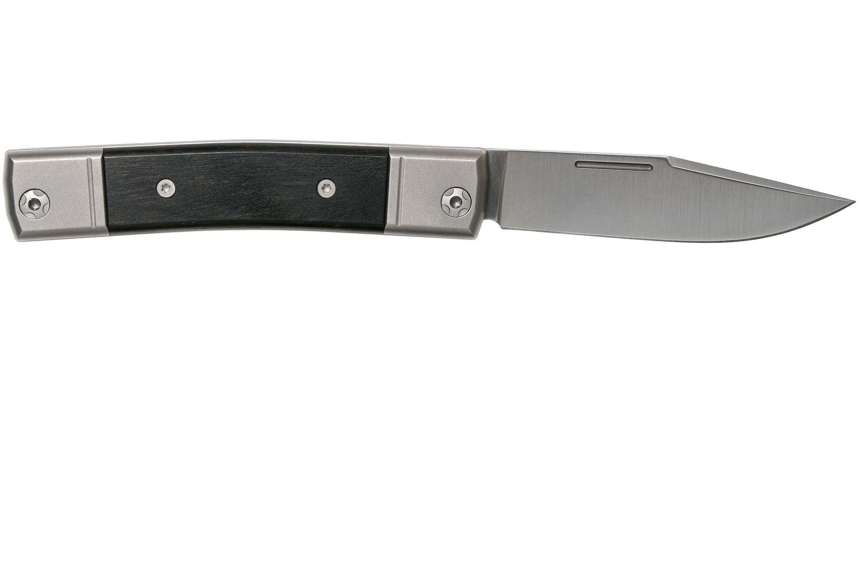LionSteel BestMan BM1 EB Ebony slipjoint pocket knife | Advantageously ...
