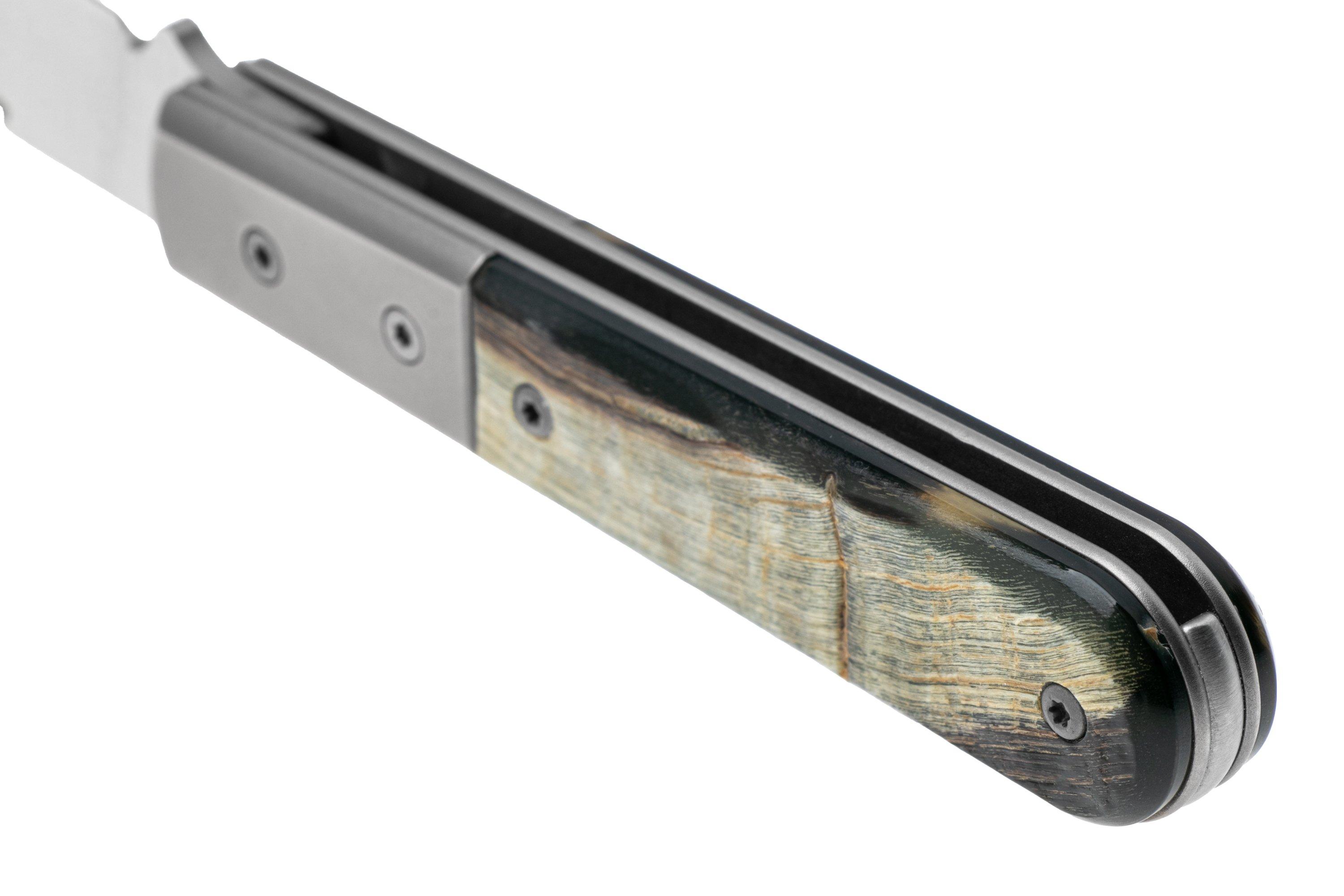 LionSteel Shuffler Barlow CK0112-RM Ram's horn, pocket knife ...